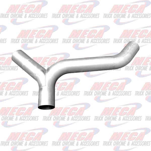 DYNAFLEX EXHAUST Y PIPE 5'' KW M/M/M GALVANIZED - Meca Truck Chrome