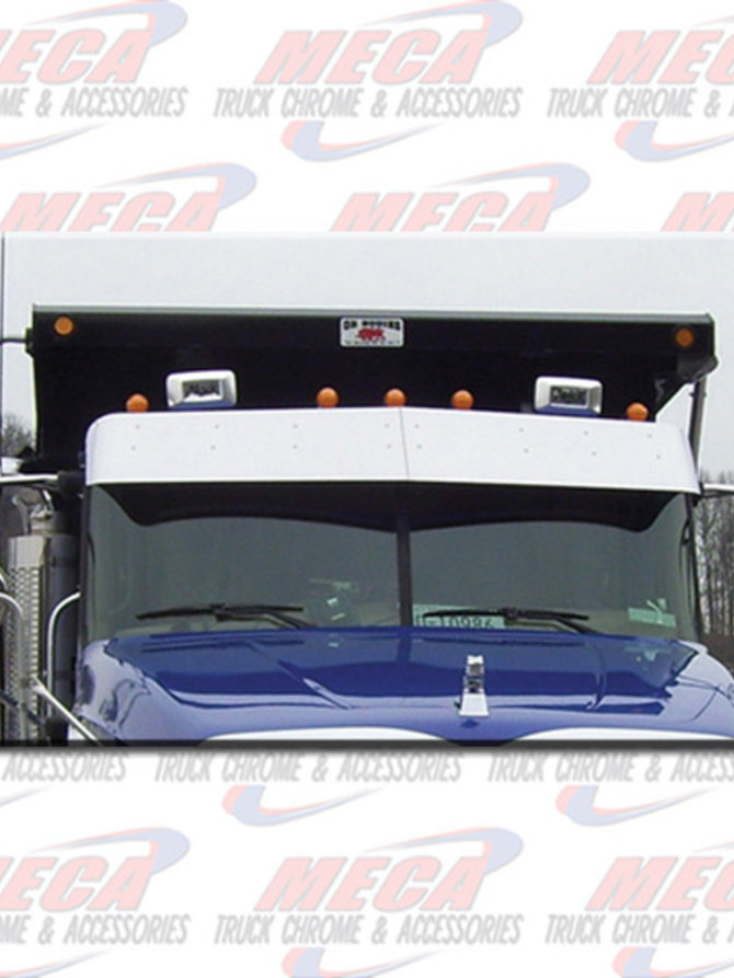 VISOR 13" MACK VISION & GRANITE 2002+ & CH 1993+ - Meca Truck Chrome