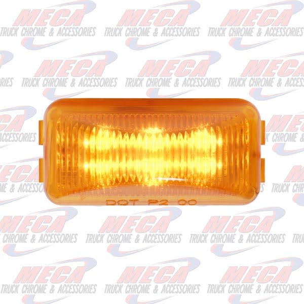 SMALL DUALLY LT AMBER LED - Meca Truck Chrome
