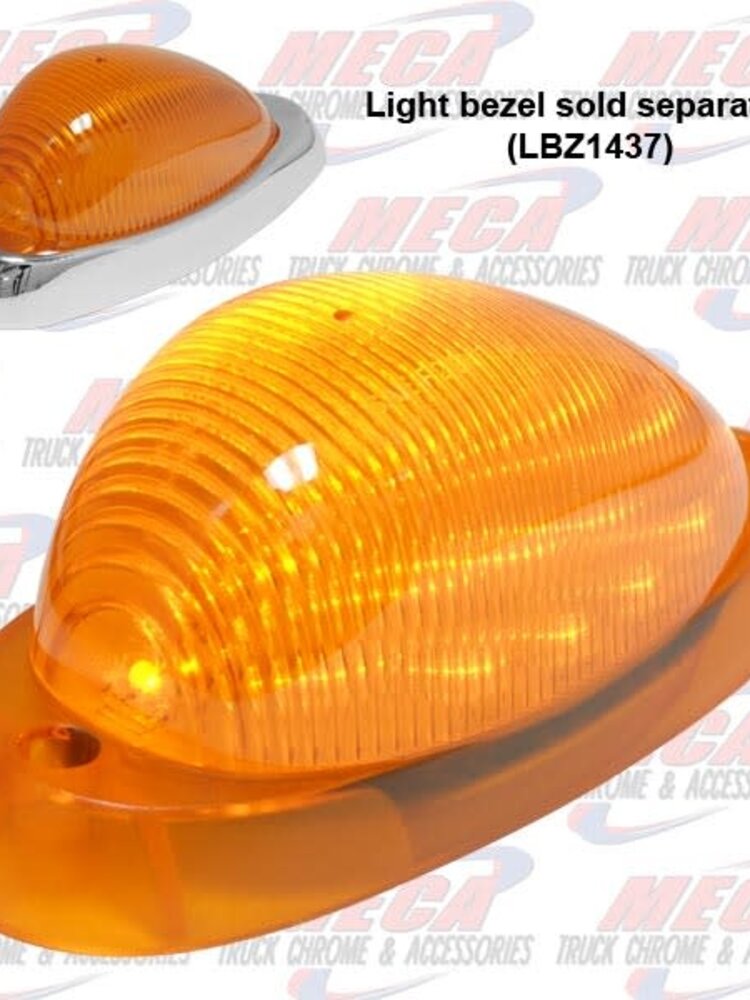 Use LLD6604 *** FL SIDE TURN SIGNAL TEAR DROP LIGHT - Meca Truck Chrome