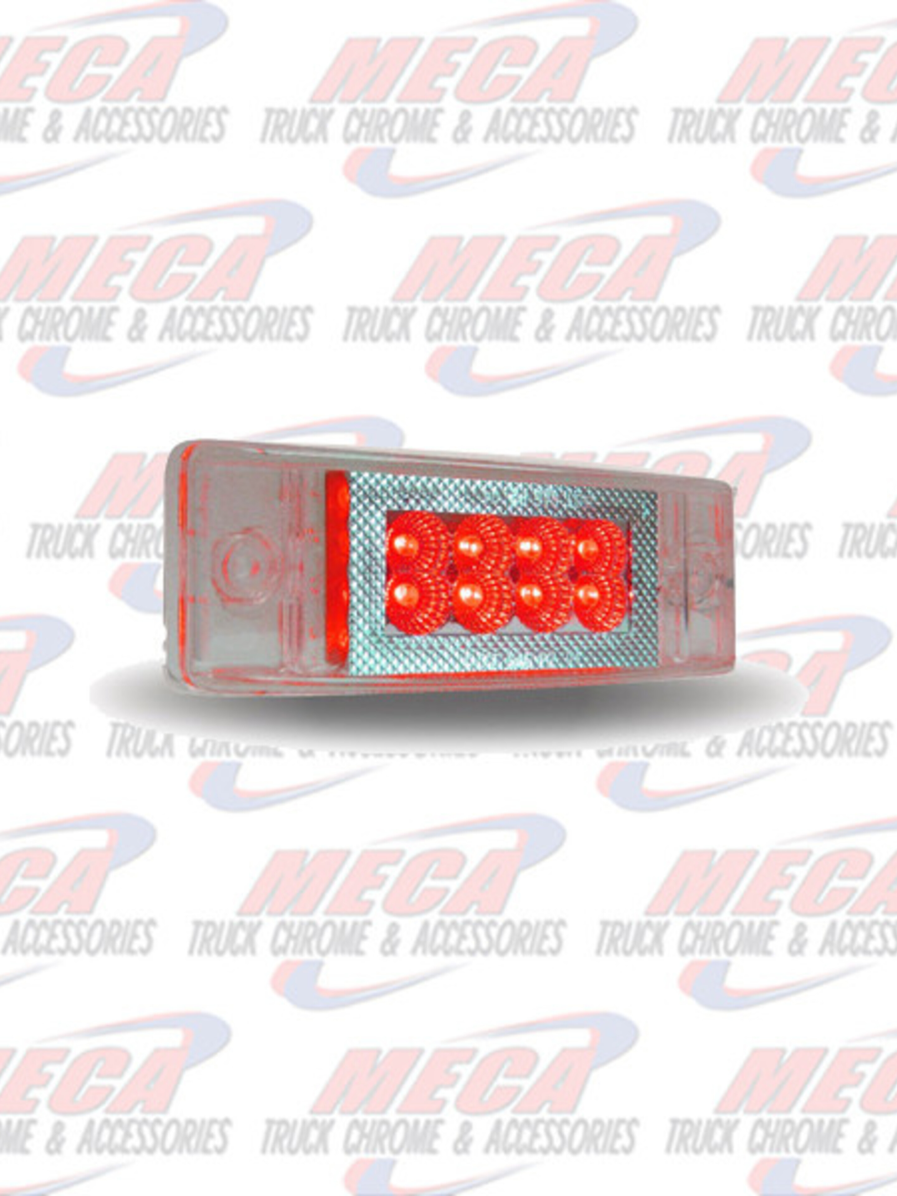 TRAILER LT 24 LED CLR RED 360 DEGREE VIEW - Meca Truck Chrome