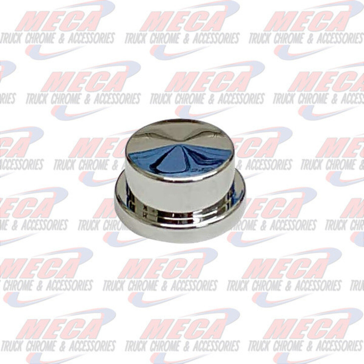 NUT COVER PLASTIC BUTTON 15/16 SHORT BUTTON - 10PK - Meca Truck Chrome