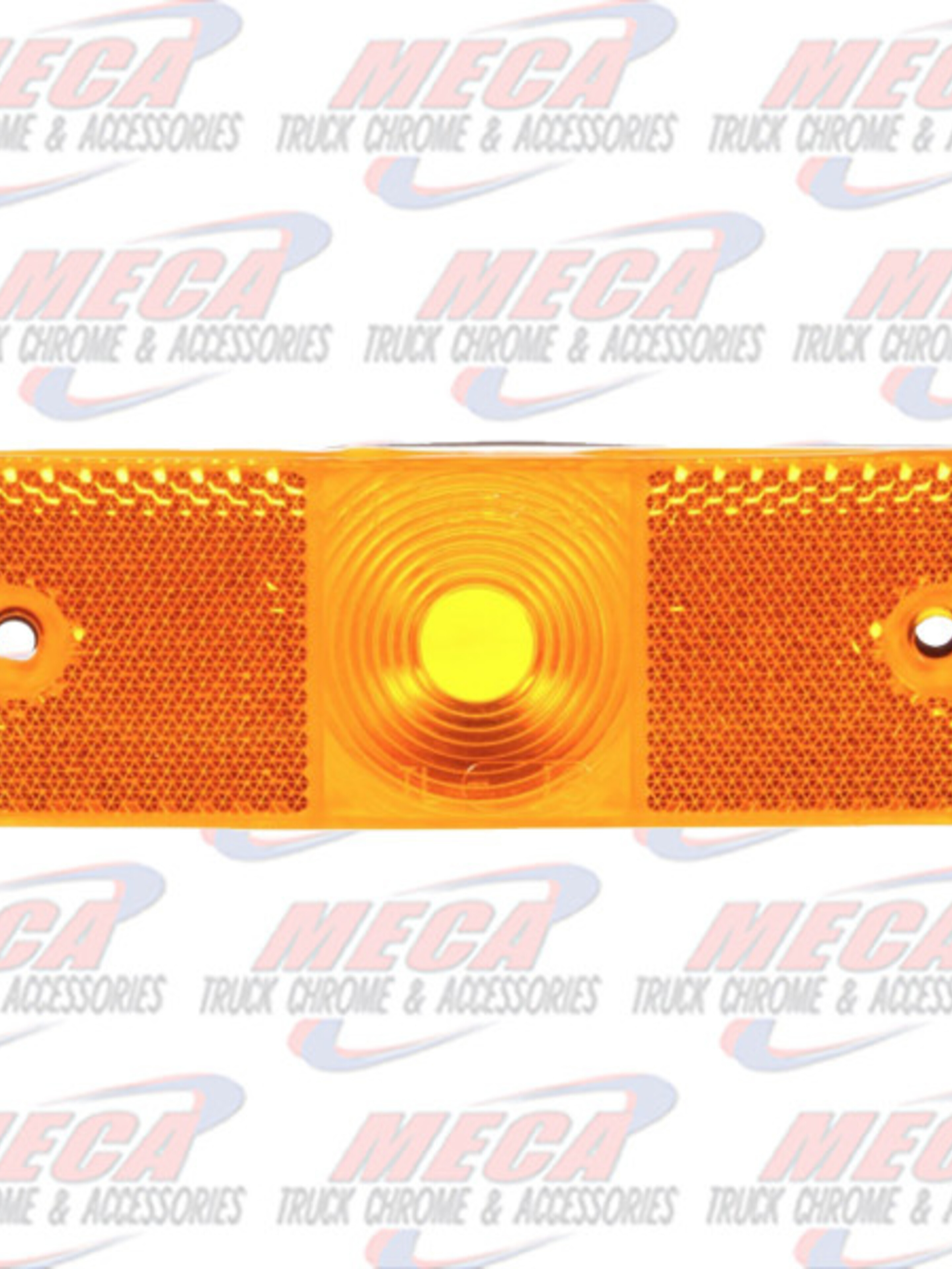 MARKER LIGHT TRUCK-LITE AMBER RECTANGLE - Meca Truck Chrome