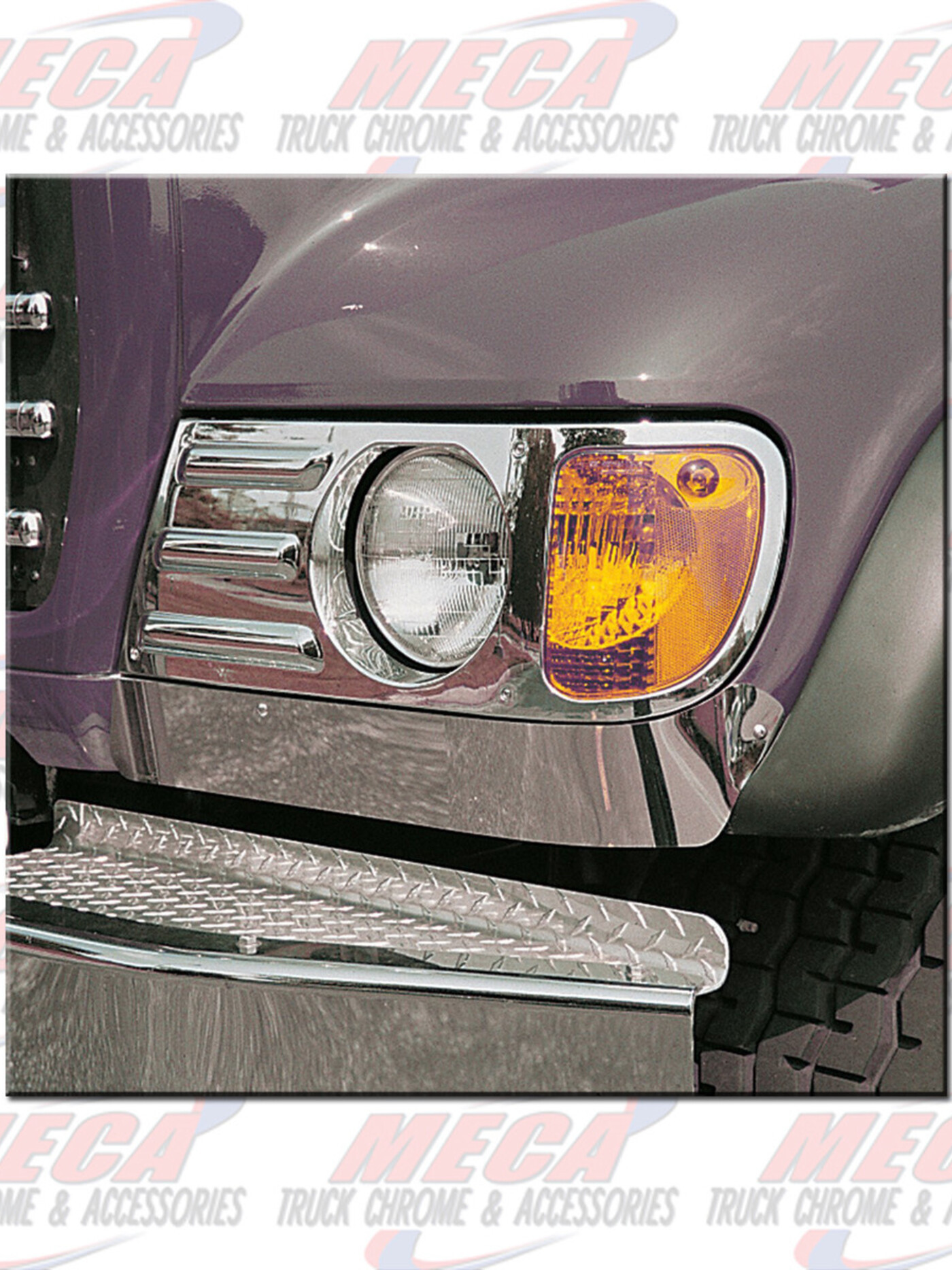FENDER GUARD MACK CH SET FORWARD MODEL - Meca Truck Chrome