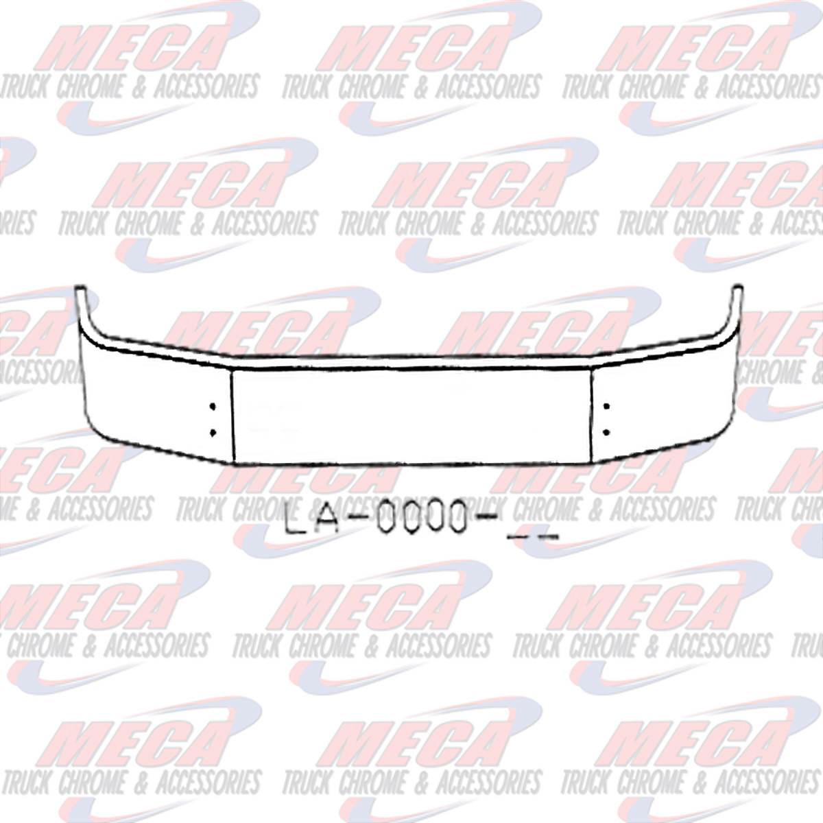 VALLEY CHROME BUMPER VOLVO WA, WIA MODEL 13'' CHROME 1988-1997 - Meca ...