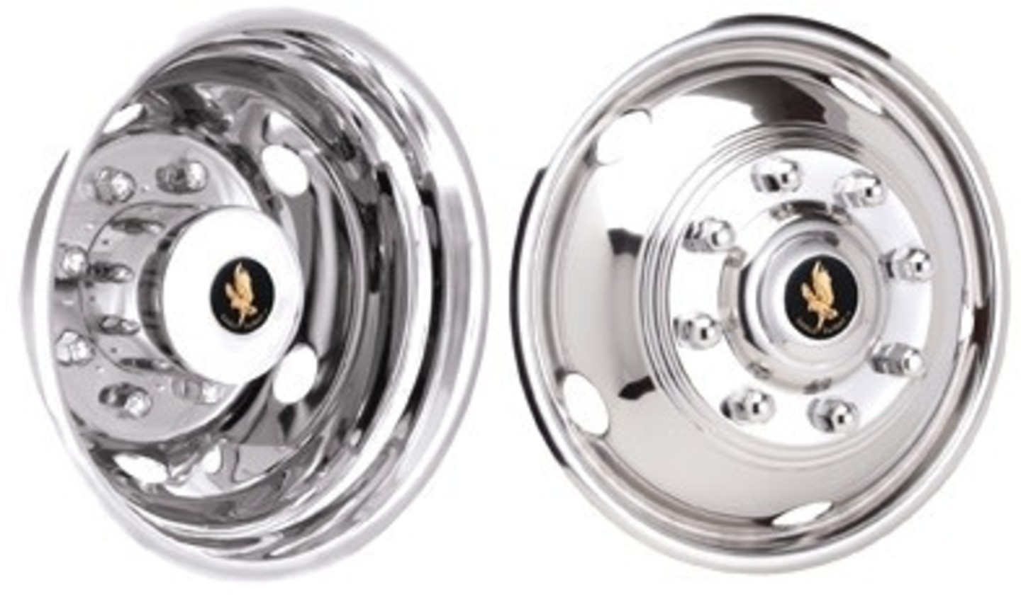 WHEEL COVER 19.5 10 LUG SET OF 4 FORD - Meca Truck Chrome
