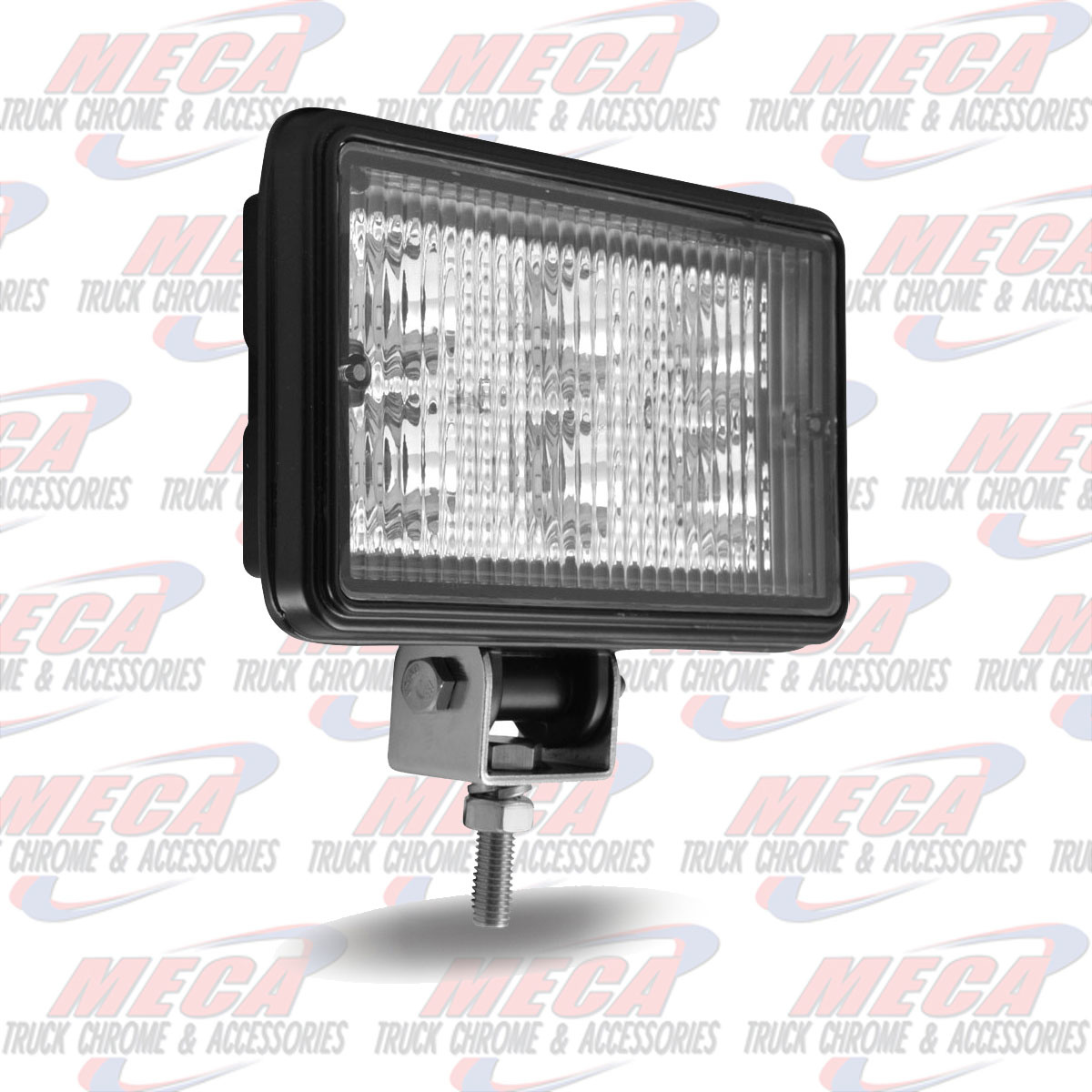 4" x 6" Rectangular Heavy Duty LED Work Fog Light - Spot Beam - 1200 ...