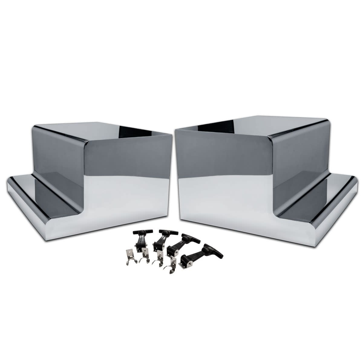 Peterbilt Battery Tool Box Step Covers Meca Truck Chrome