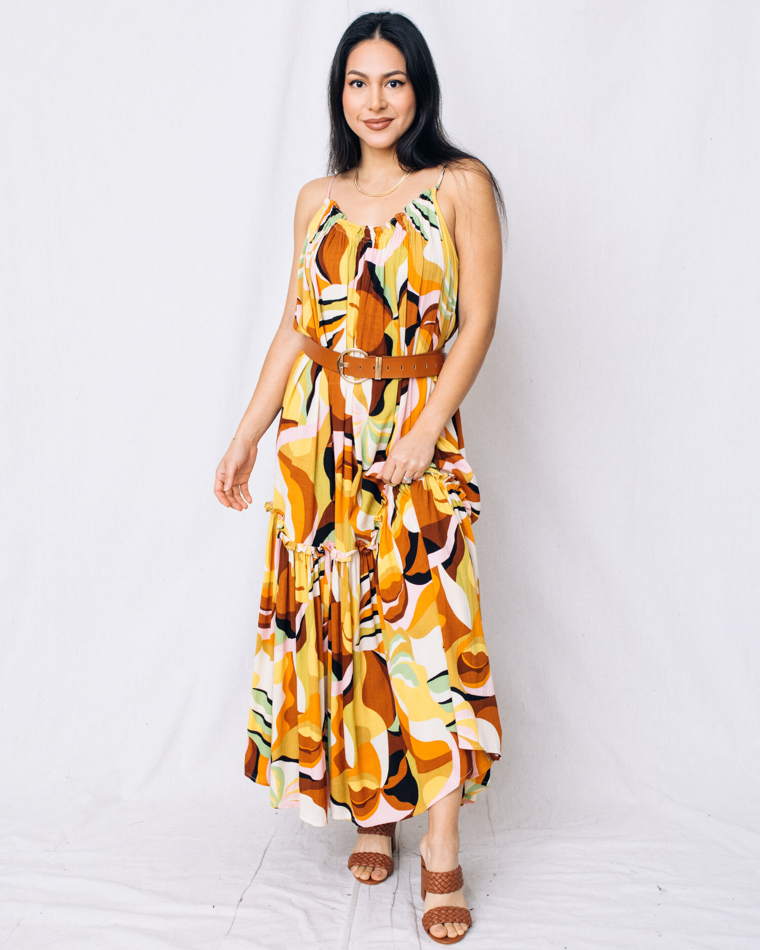 Sun Follower Midi Dress - MAVEN