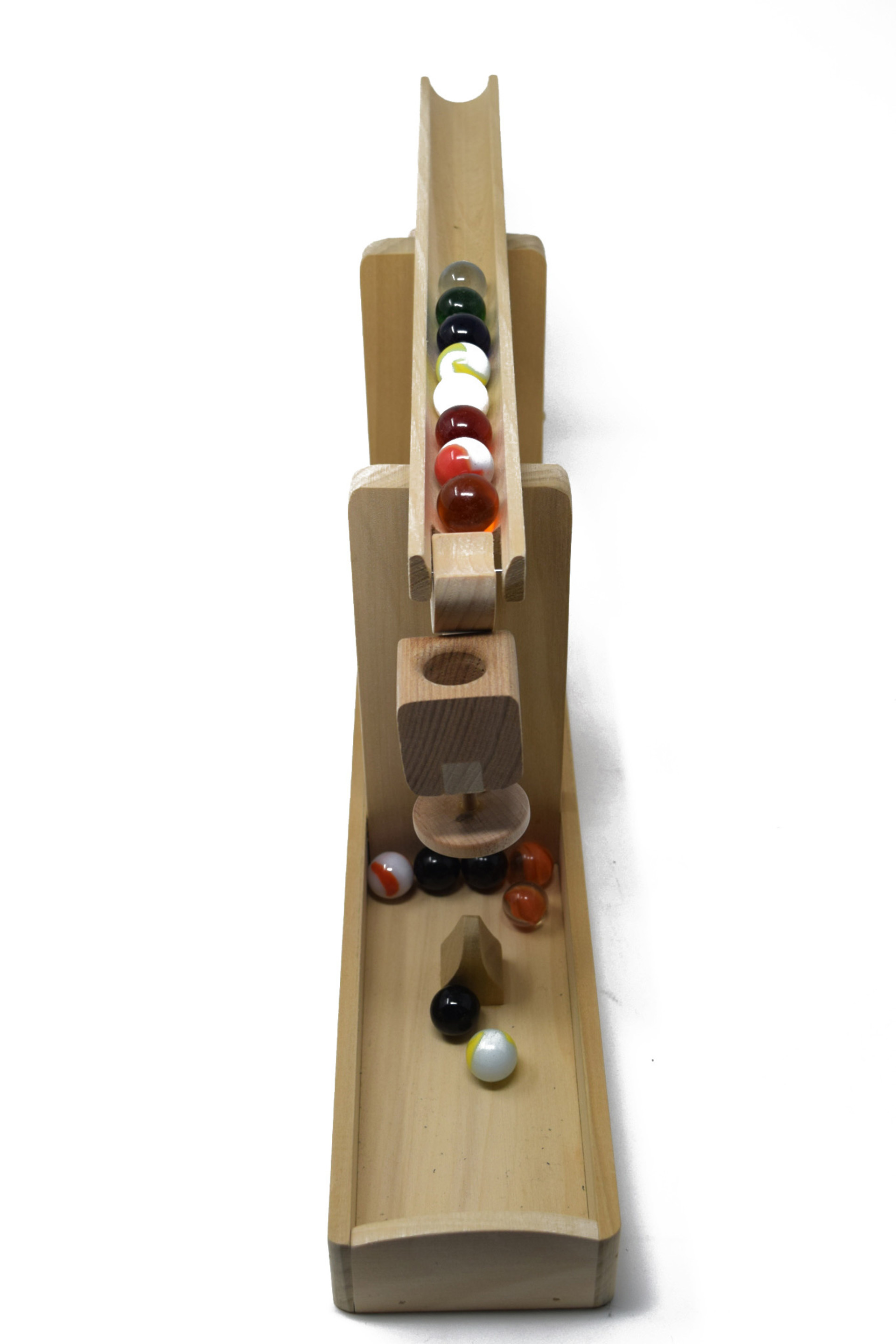 Wooden Marble Roller Machine Toy by Popular Poplar Toys - Log House ...