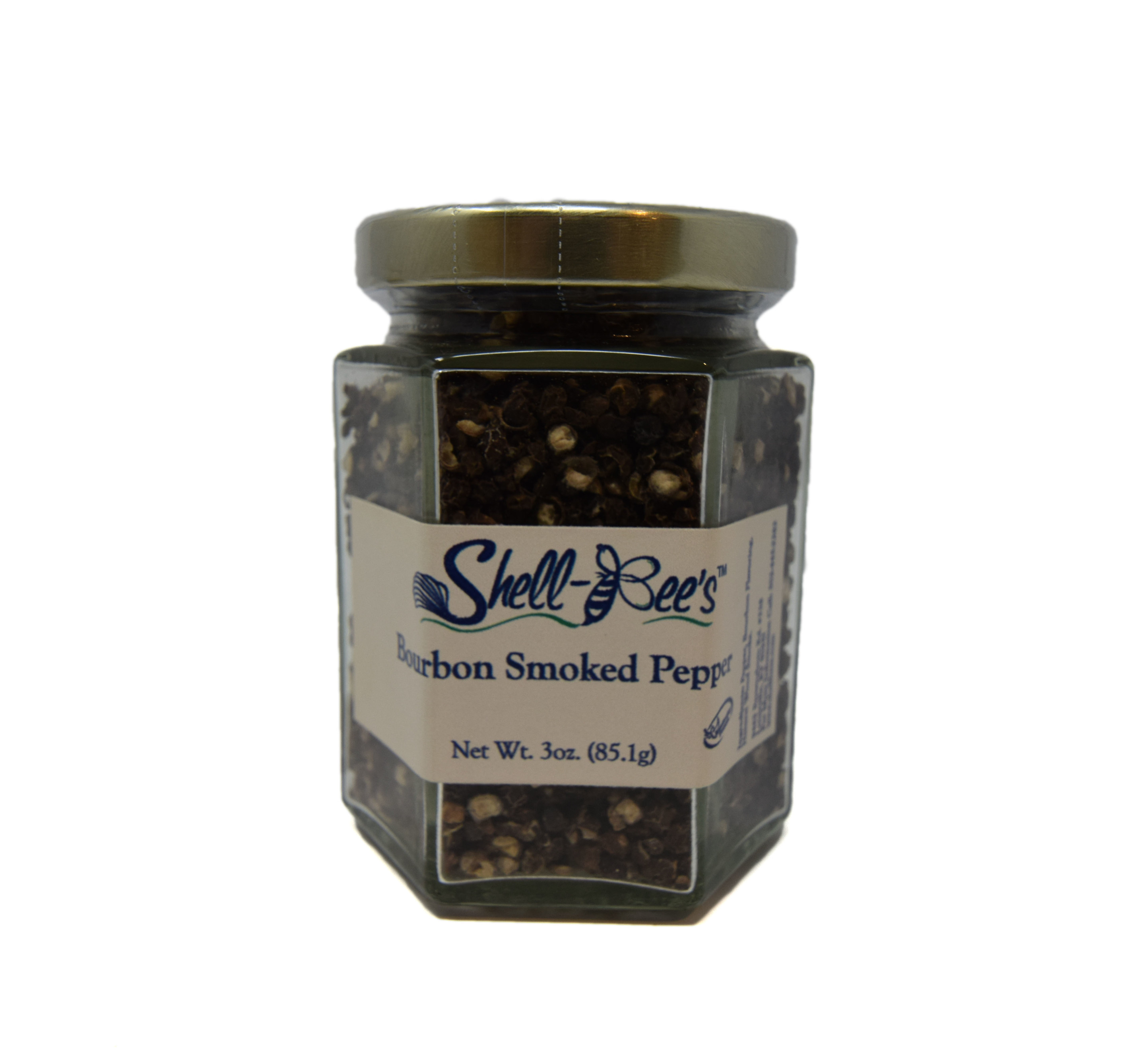 Bourbon Smoked Peppercorns by Shell-Bees Gourmet Salts - Log House ...