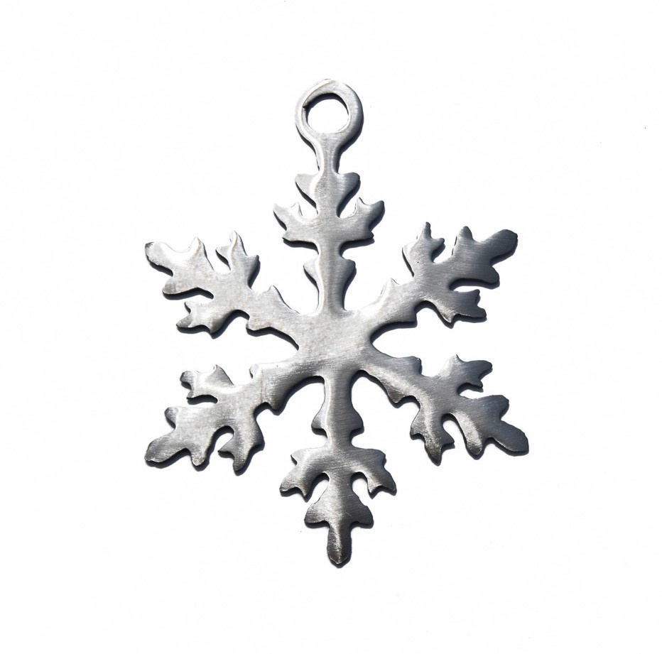 Traditional Snowflake Ornament by Oak & Anvil Works - Log House Craft ...