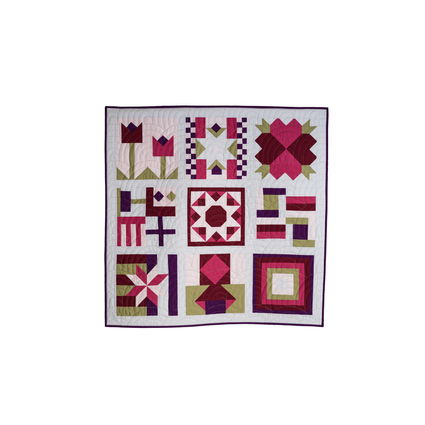 Garden Sampler Quilted Tapestry by Berea College Student Craft - Log ...