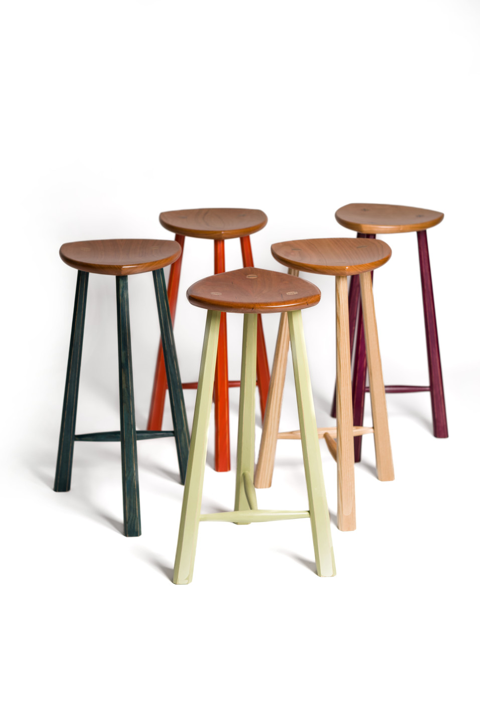 People Stool by Berea College Student Craft - Log House Craft Gallery