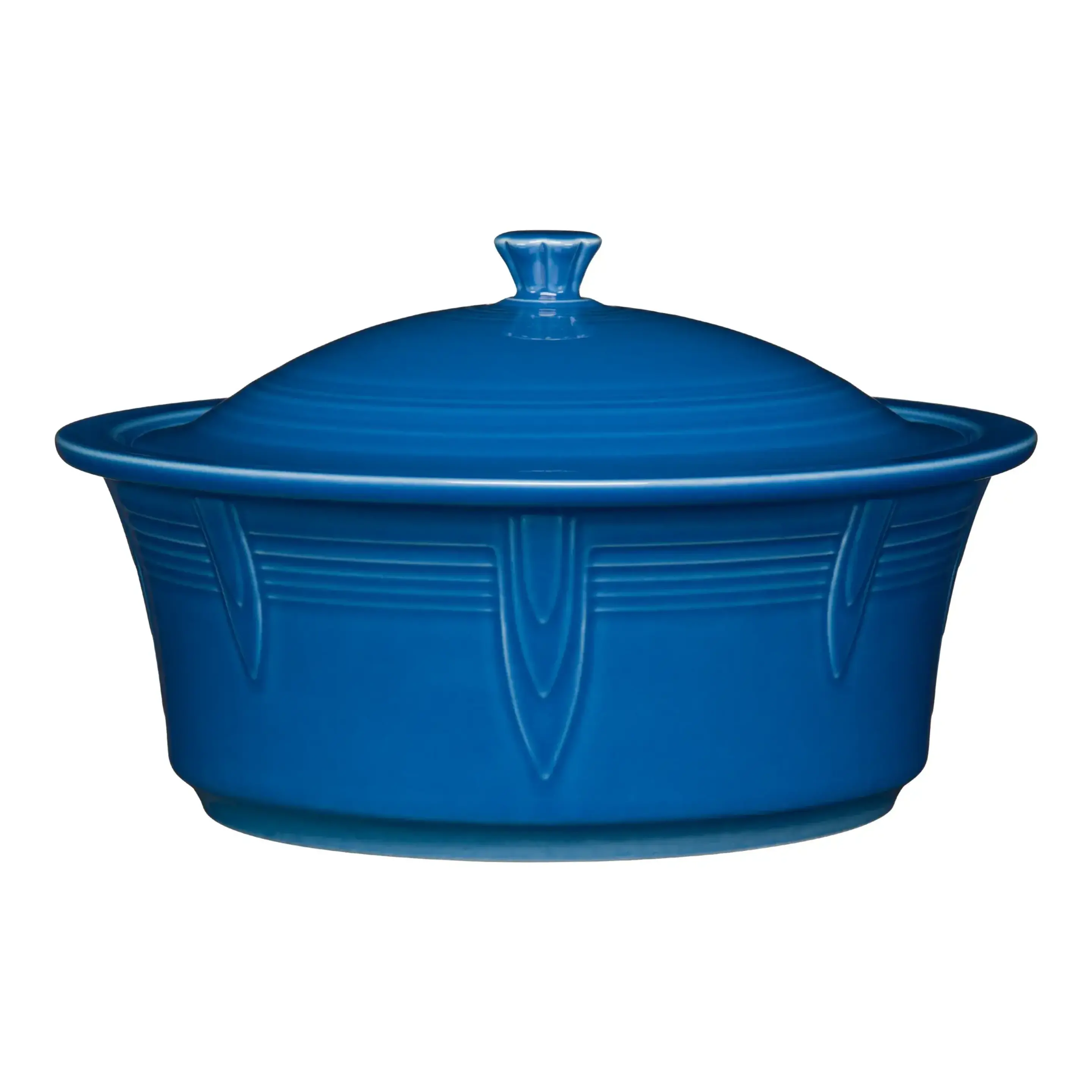 Large Covered Casserole Dish by Fiesta - Log House Craft Gallery