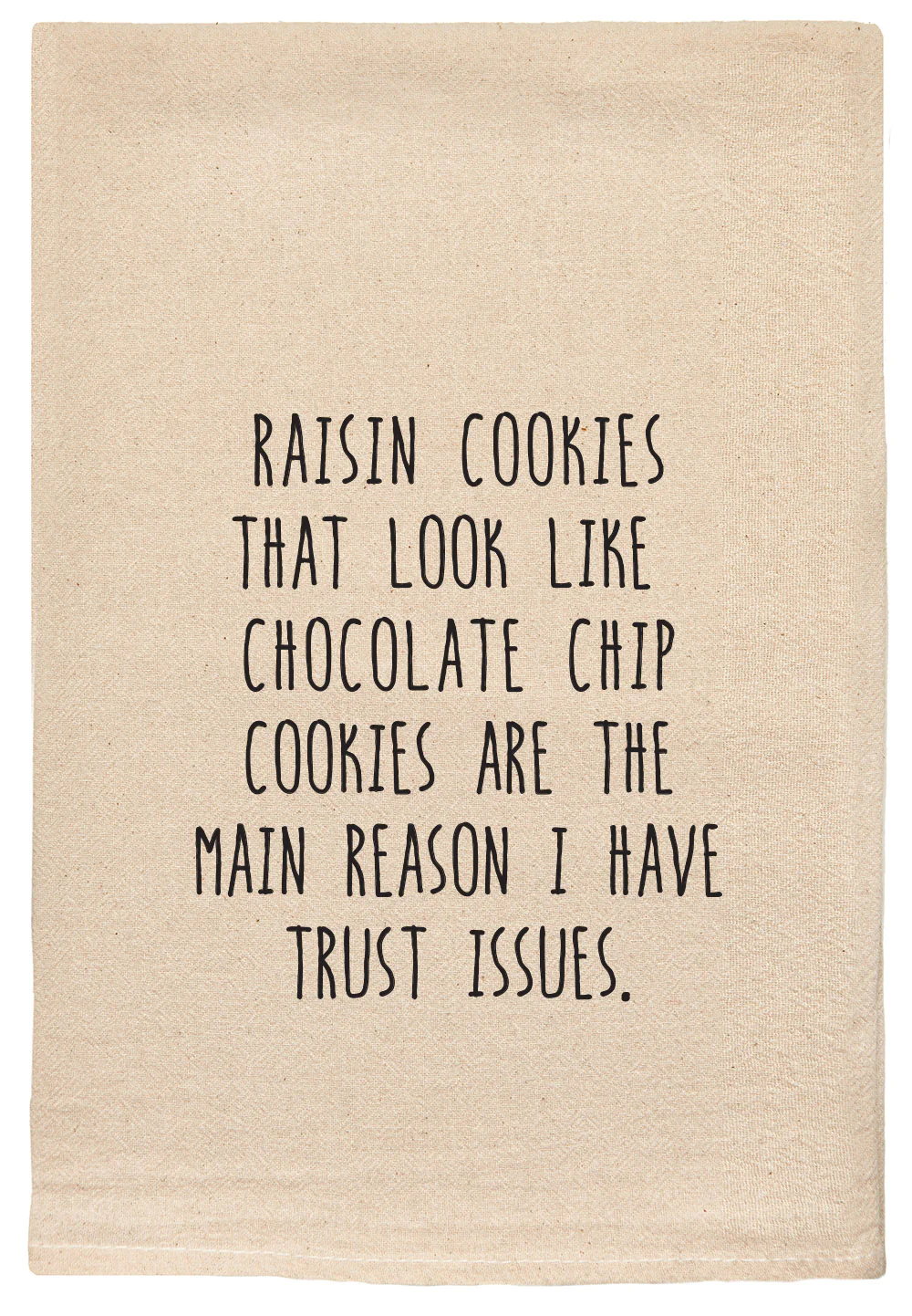 Raisin Cookies - Funny Tea Towels by Ellembee - Log House Craft Gallery