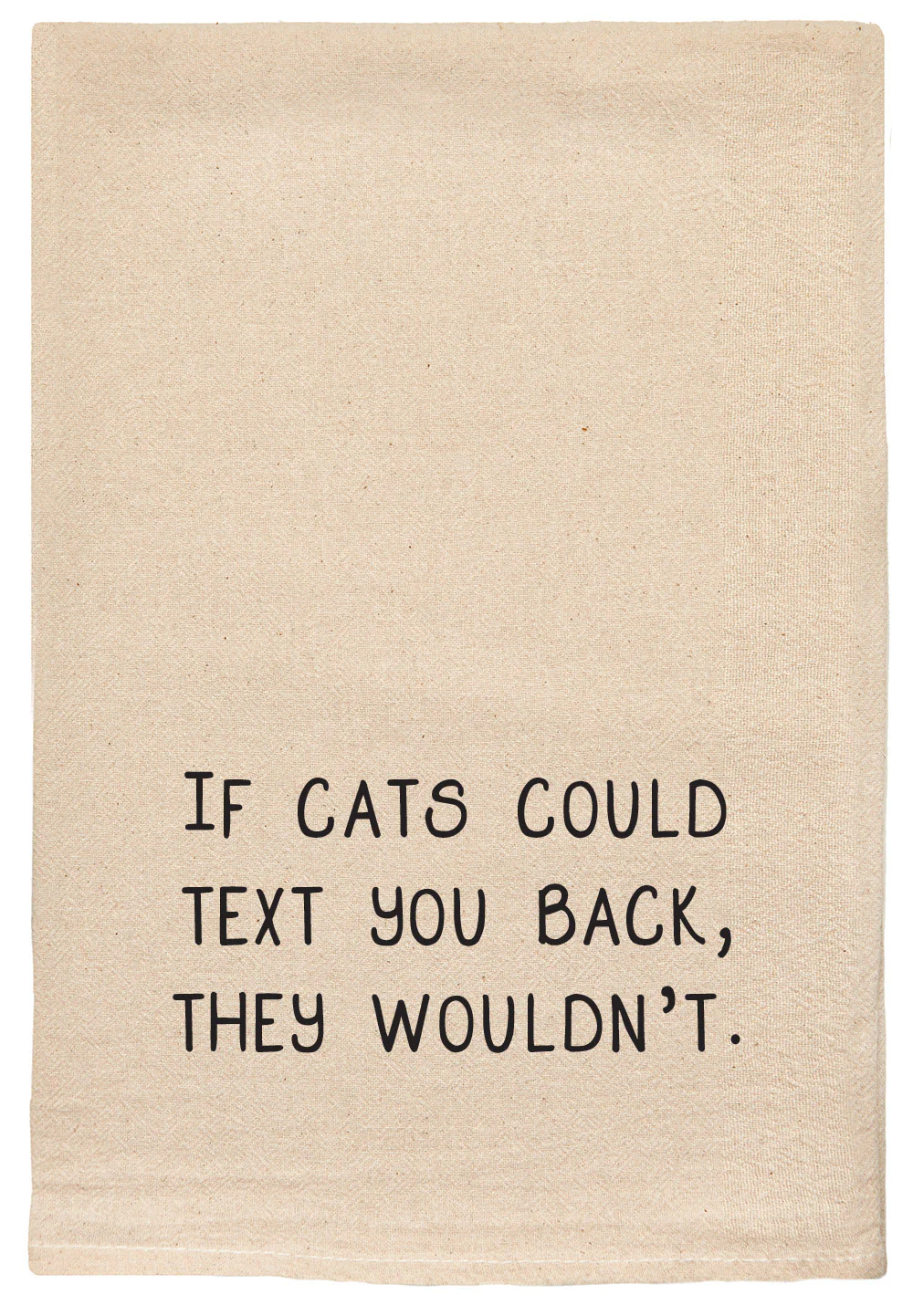 Texting Cats - Funny Tea Towels by Ellembee - Log House Craft Gallery