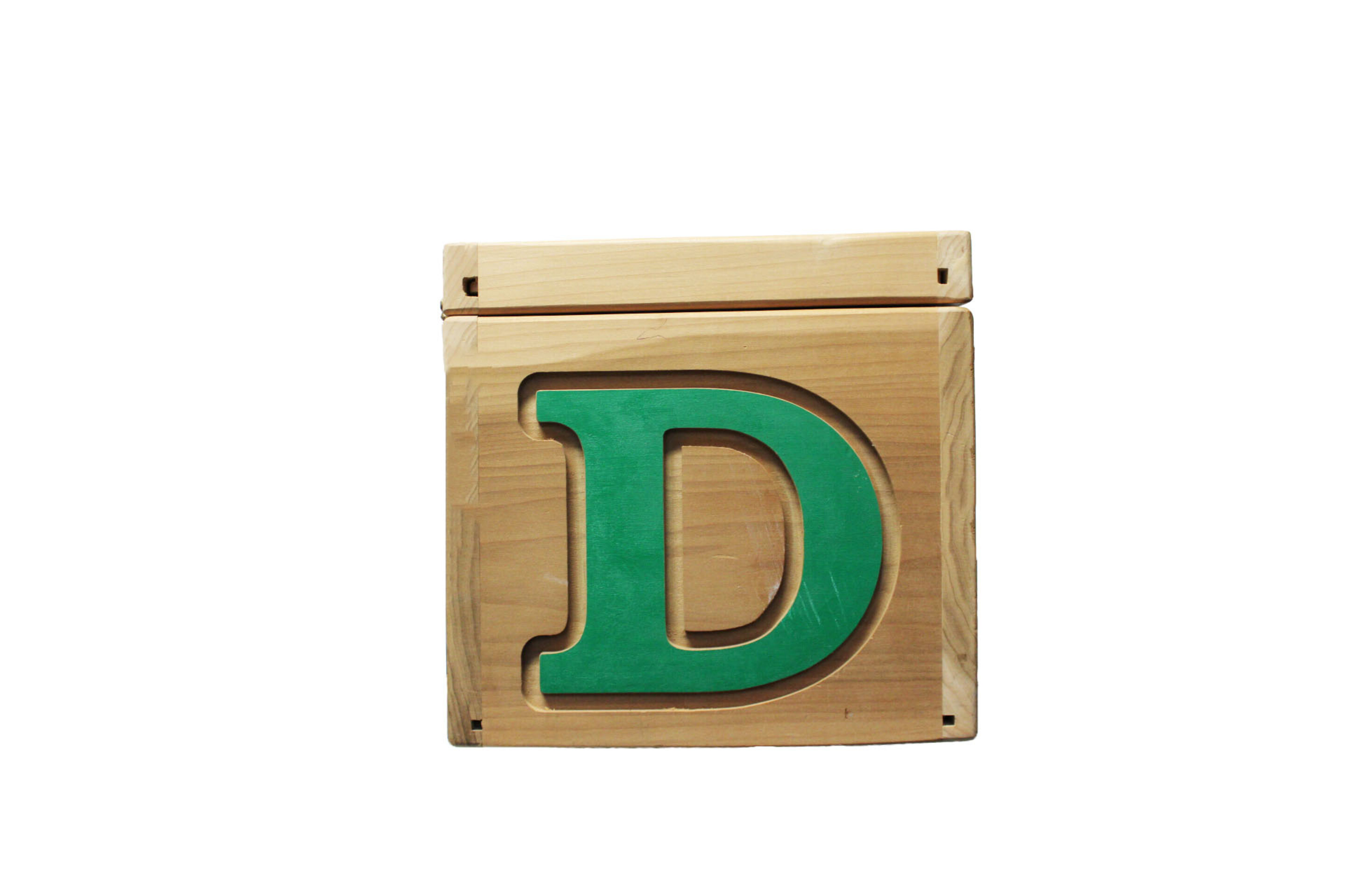 Children's Wooden Alphabet Box by Aardvark Woodworks - Log House Craft ...