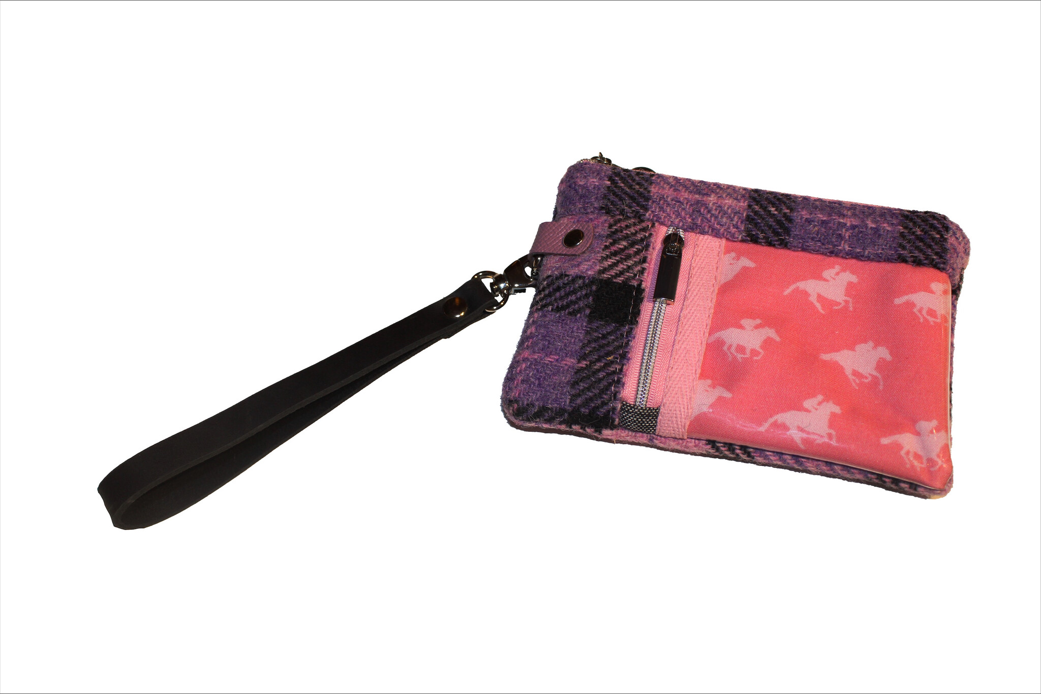 Mini Zippy Tweed Wallet by Artist Whim - Log House Craft Gallery