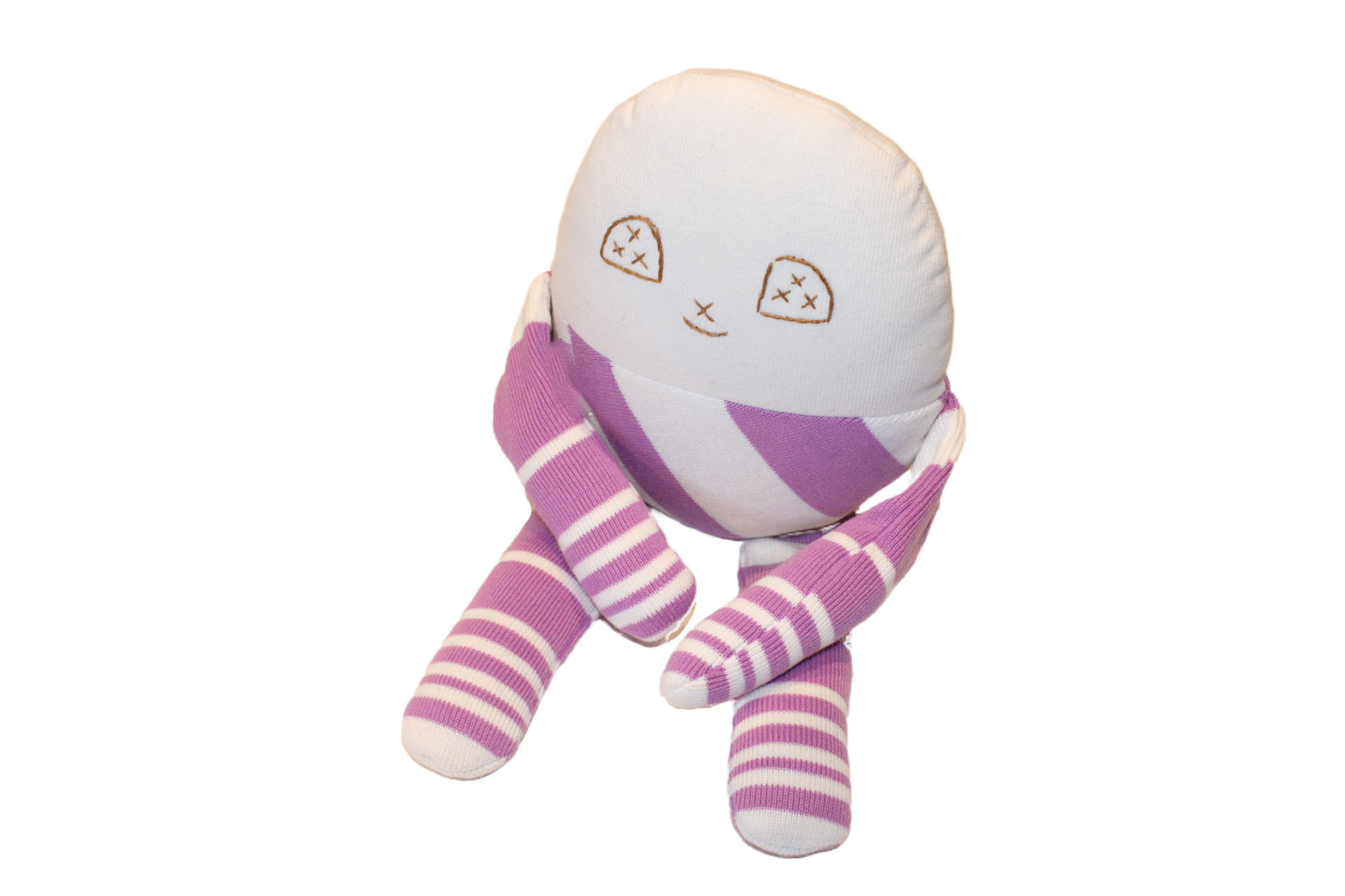 Humpty Dumpty Plushie by Judy Geagley - Log House Craft Gallery