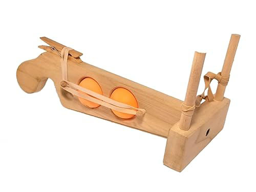 Ping Pong Shooter by Popular Poplar Toys - Log House Craft Gallery