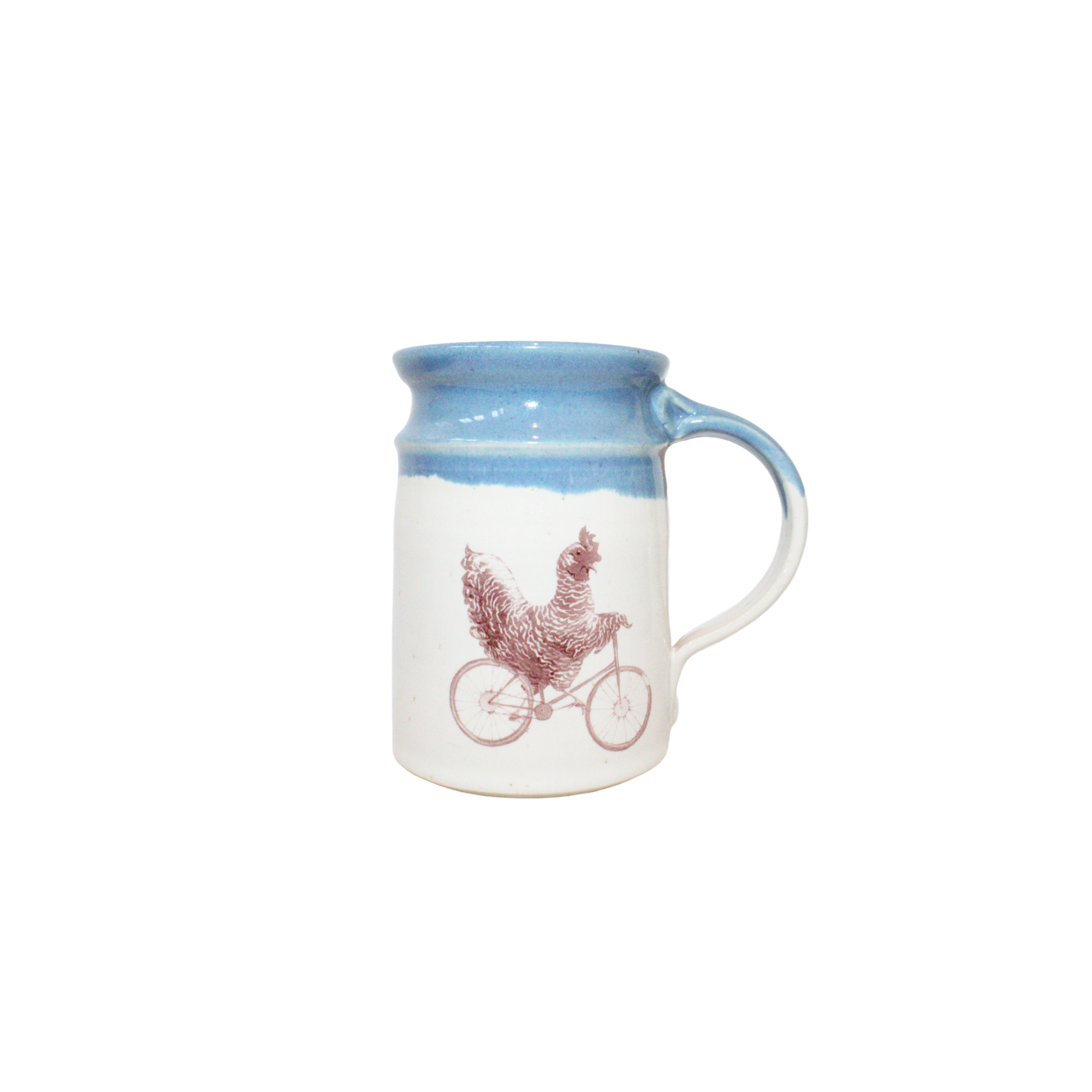 Chicken on Bike - Log House Craft Gallery