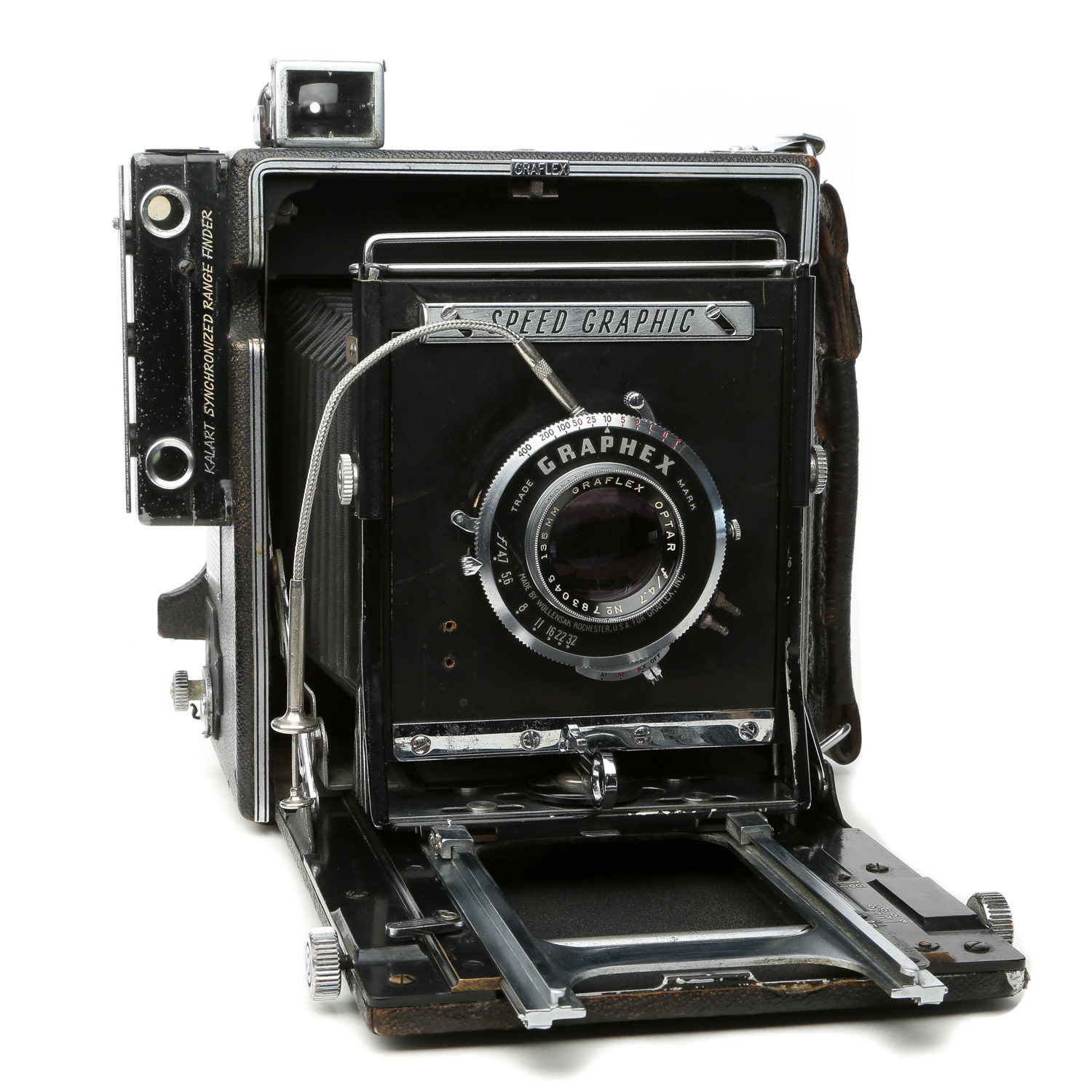 Graflex Speed Graphic 4x5 Field Camera Kit w/Optar 135mm f4.7 - Acme ...