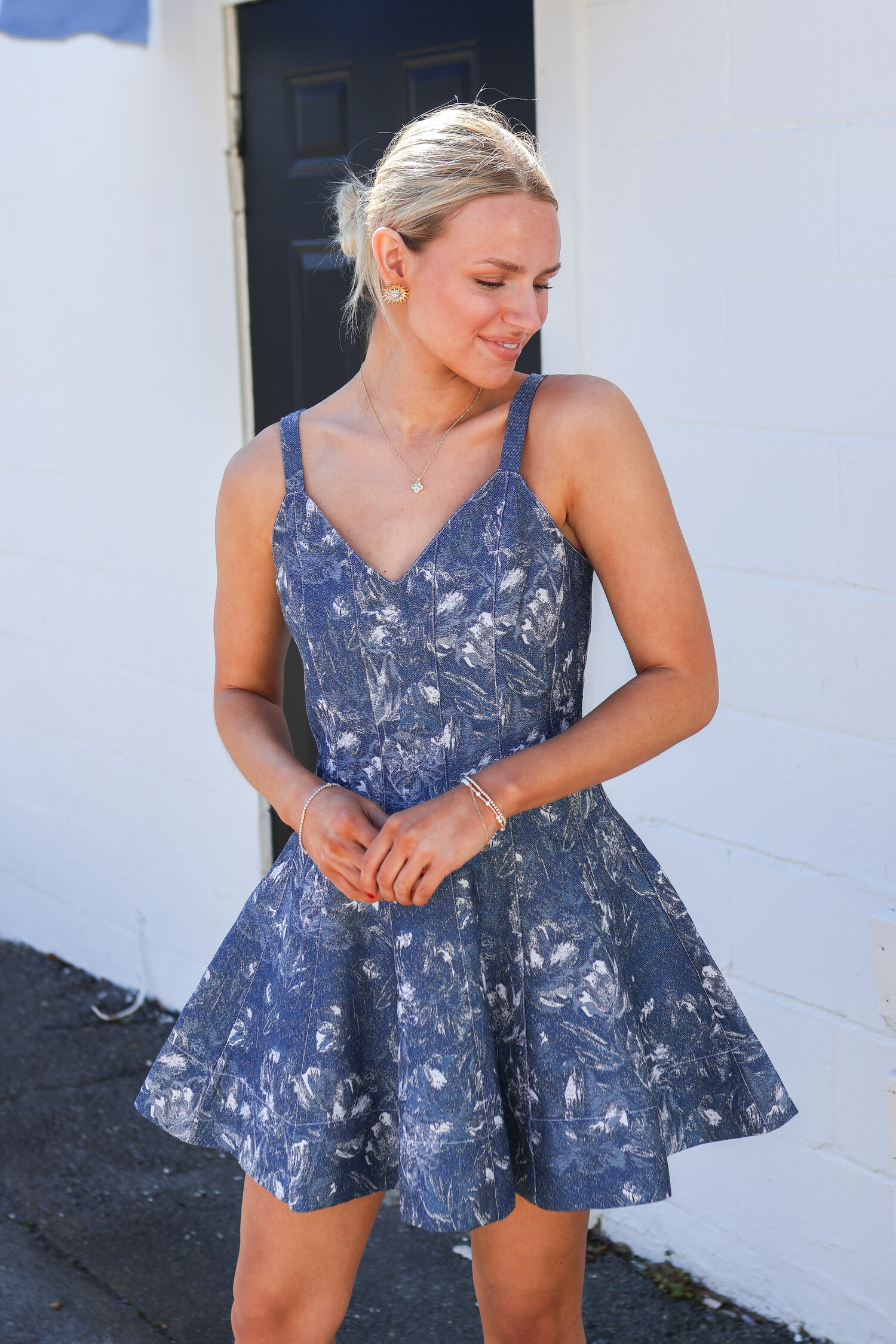 Juniper Dress - Tulips in Little Rock