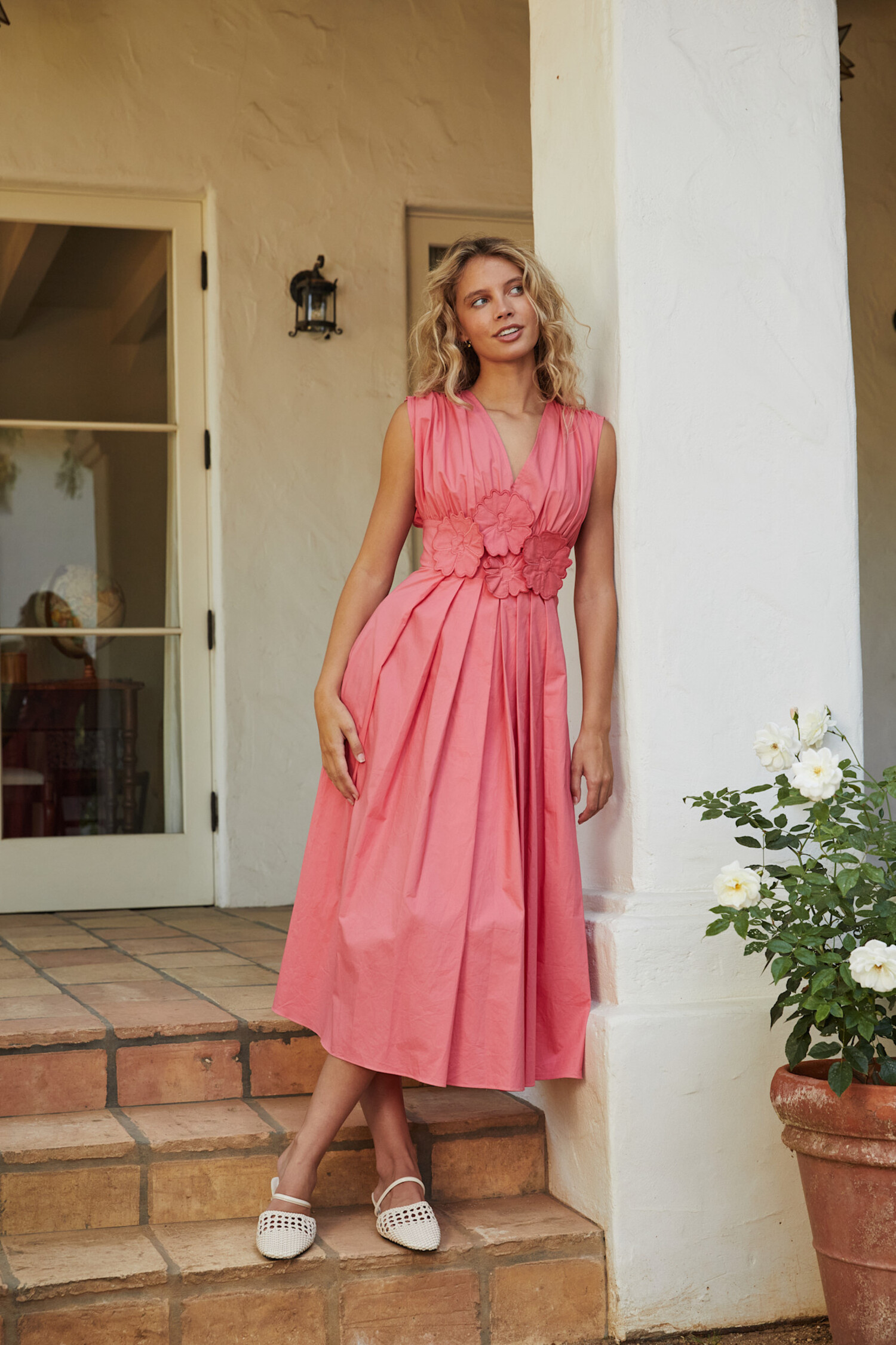 Ilona Dress - Tulips in Little Rock