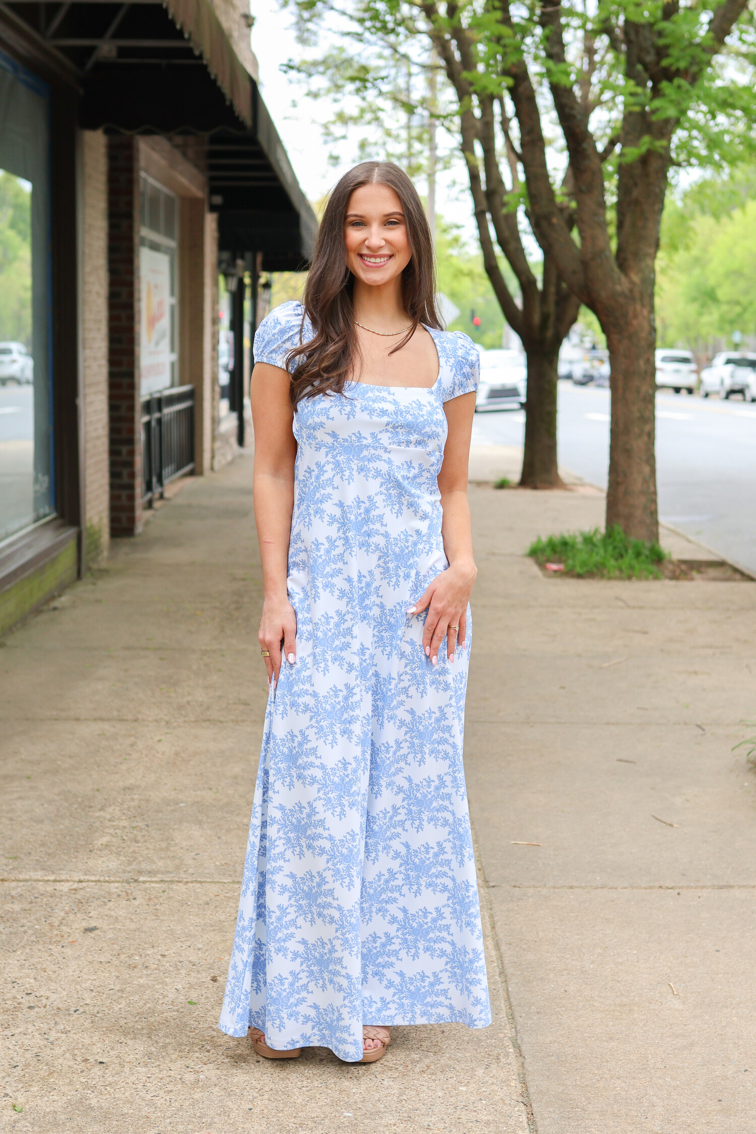 Meg Dress - Tulips in Little Rock