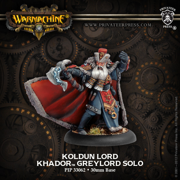 Khador Koldun Lord Greylord Solo - PIP 33062 - Au Royaume Des Titans