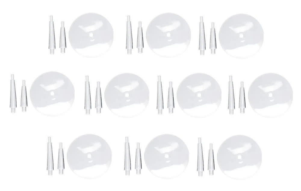 10 * 32mm Round Transparent Flight Stand - Au Royaume Des Titans