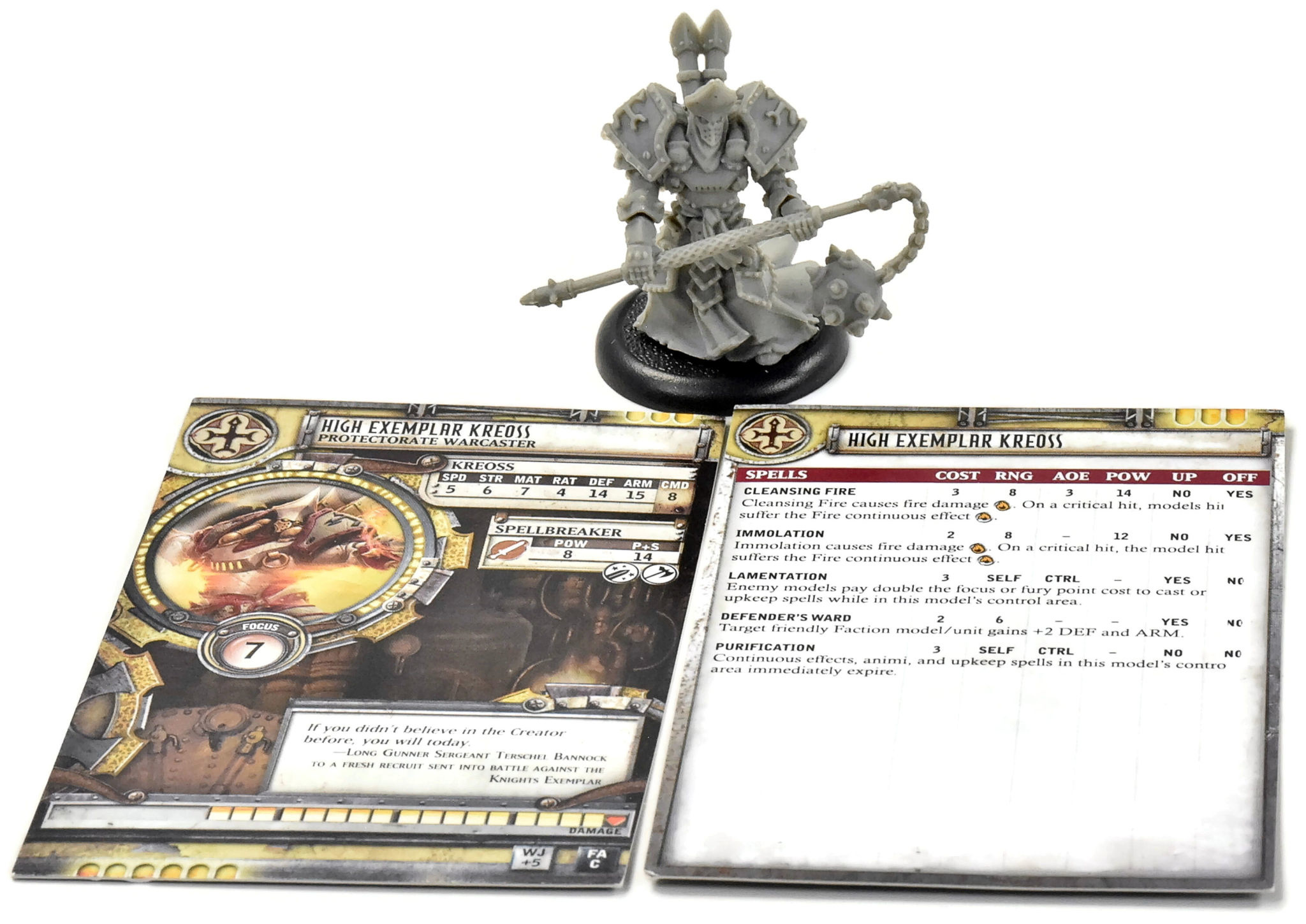 Games Workshop WARMACHINE High Exemplar Kreoss #1 Protectorate - Au ...