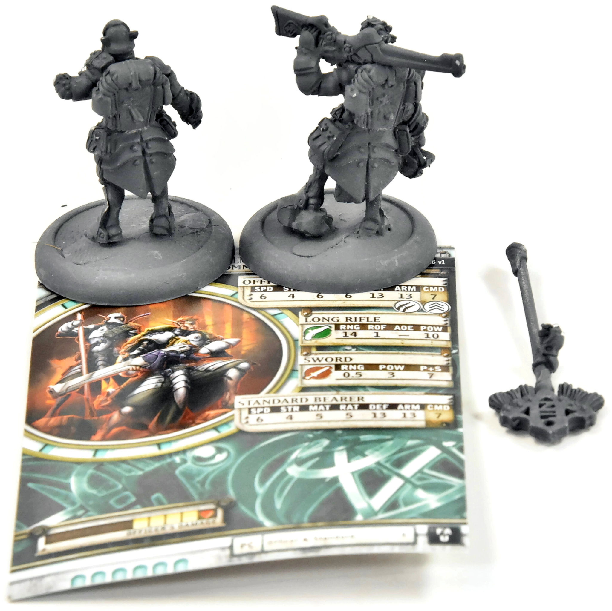 Privateer Press WARMACHINE House Guard Rifleman Officer & Standard #1 ...