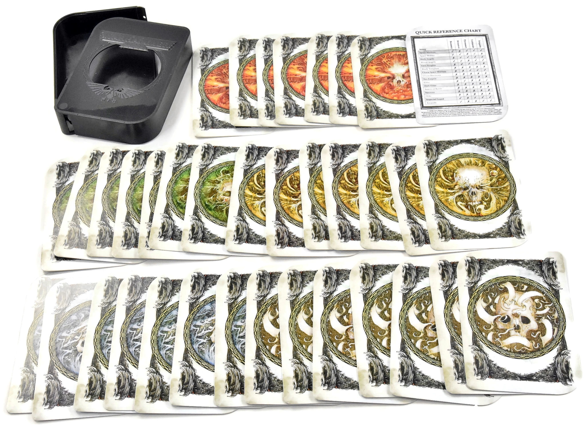 Games Workshop WARHAMMER Warhammer 40K Psychic Discipline Cards Good ...