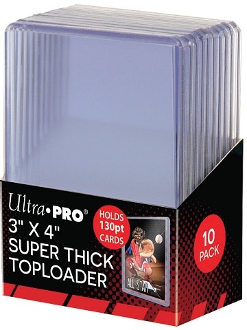 Ultra-Pro Ultra Pro Topload 3x4 130pt Box 10ct - Au Royaume Des Titans