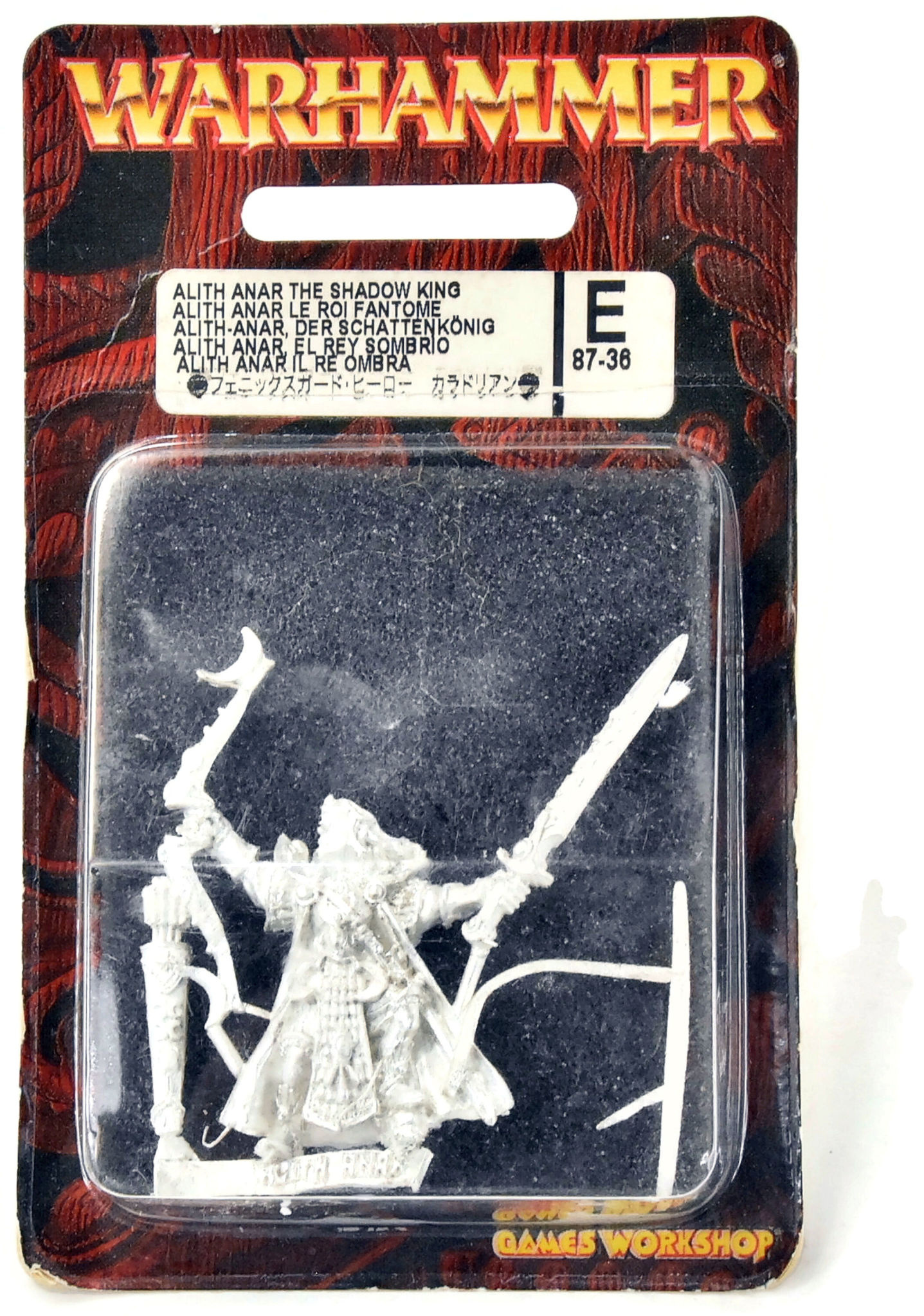 Games Workshop HIGH ELVES Alith Anar The Shadow King METAL New Blister ...