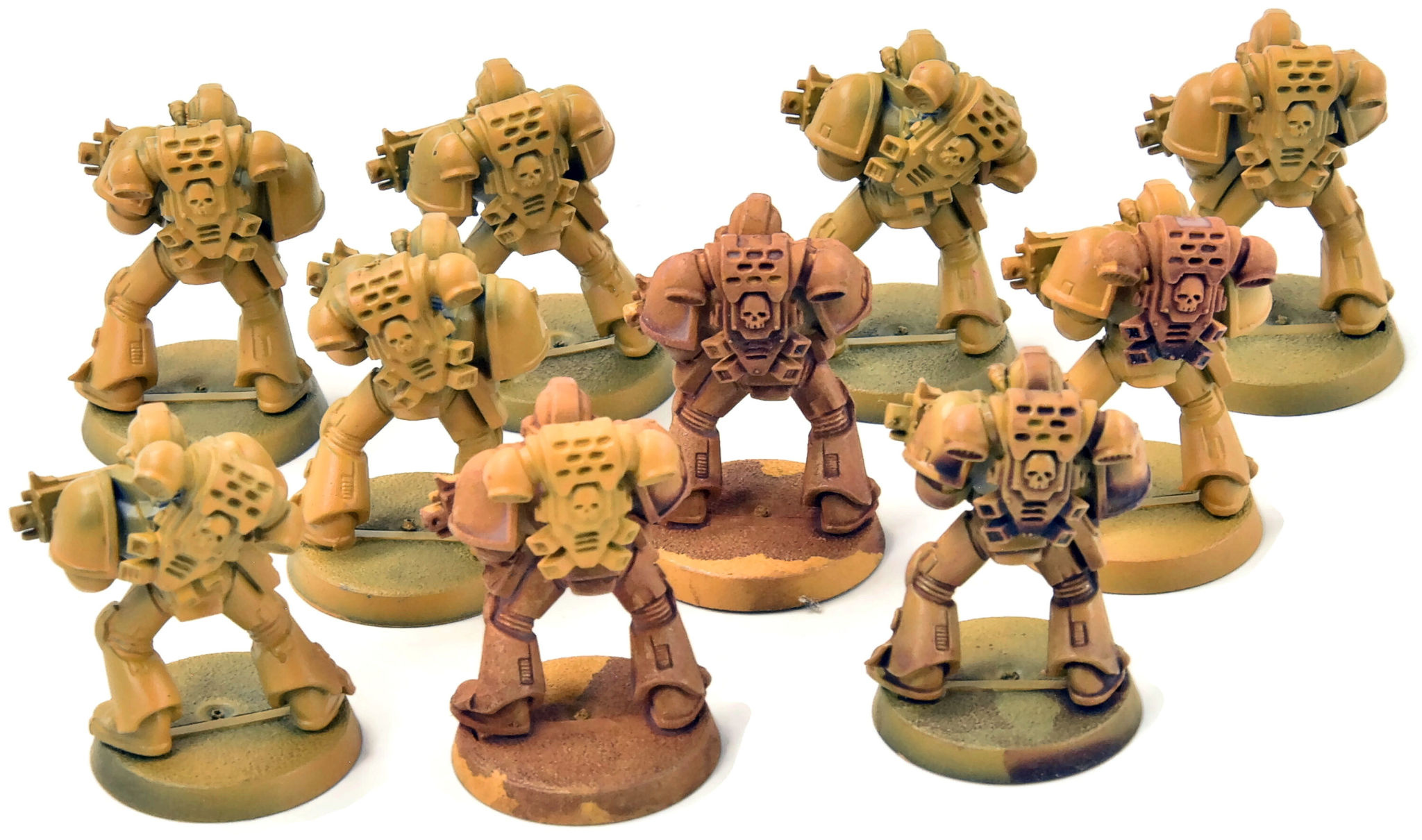 Games Workshop SPACE MARINES 10 Tactical Marines #11 Warhammer 40K ...