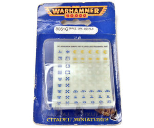 Games Workshop ORKS Space Ork Decals #1 Warhammer 40K - Au Royaume Des ...