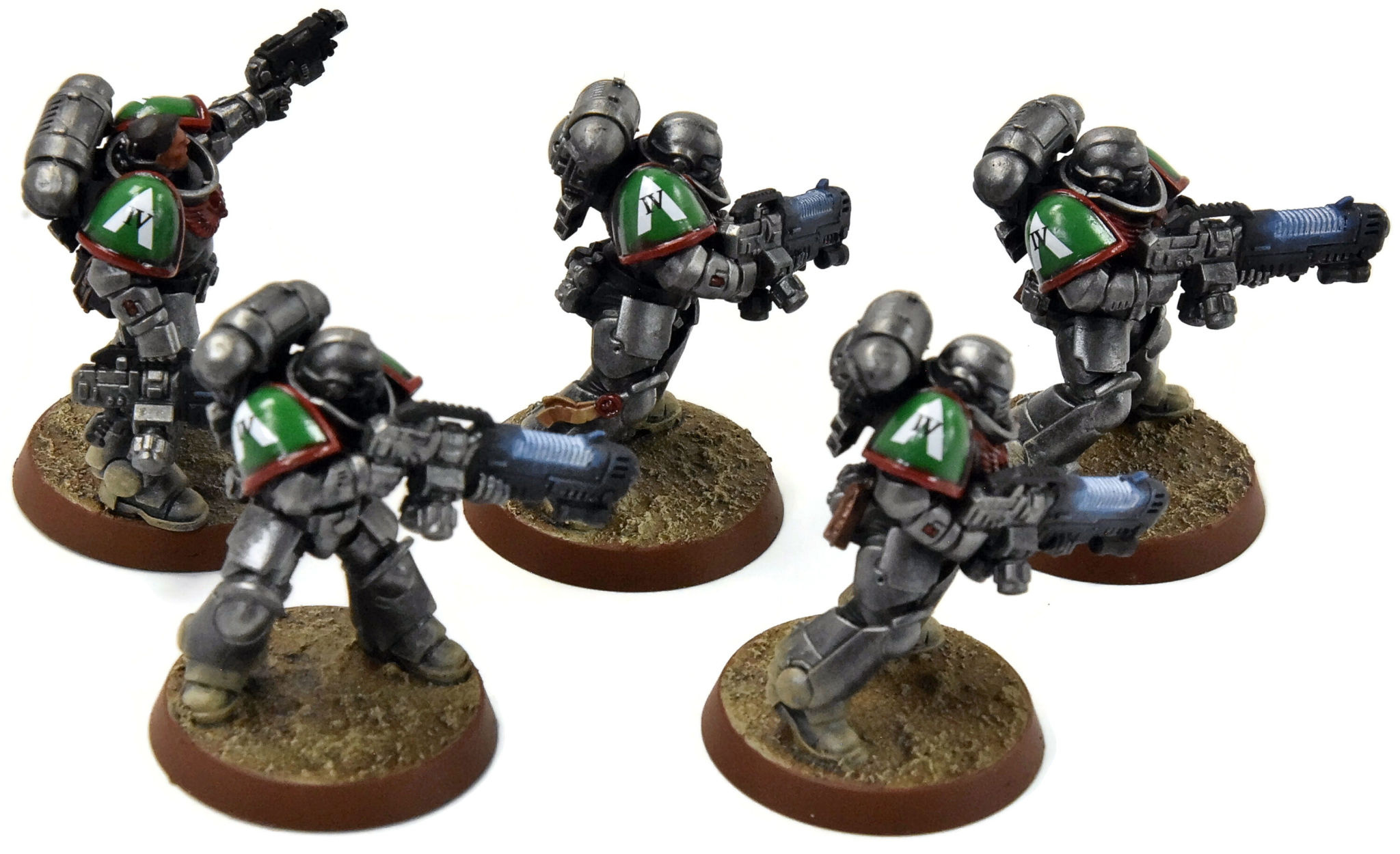 Games Workshop DARK ANGELS 5 Hellblasters #2 PRO PAINTED Warhammer 40K ...
