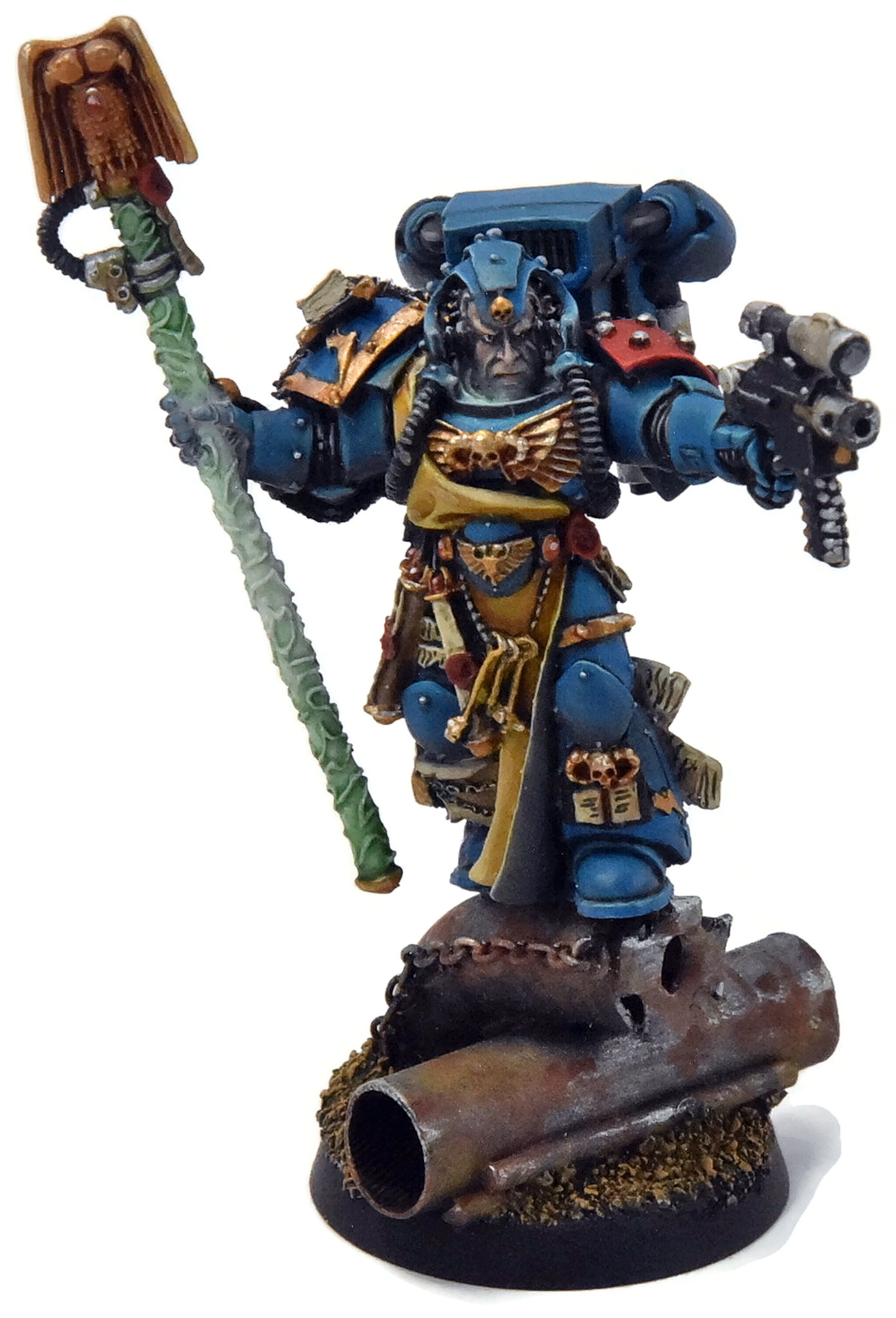 Games Workshop BLOOD ANGELS Librarian #4 METAL PRO PAINTED Warhammer ...