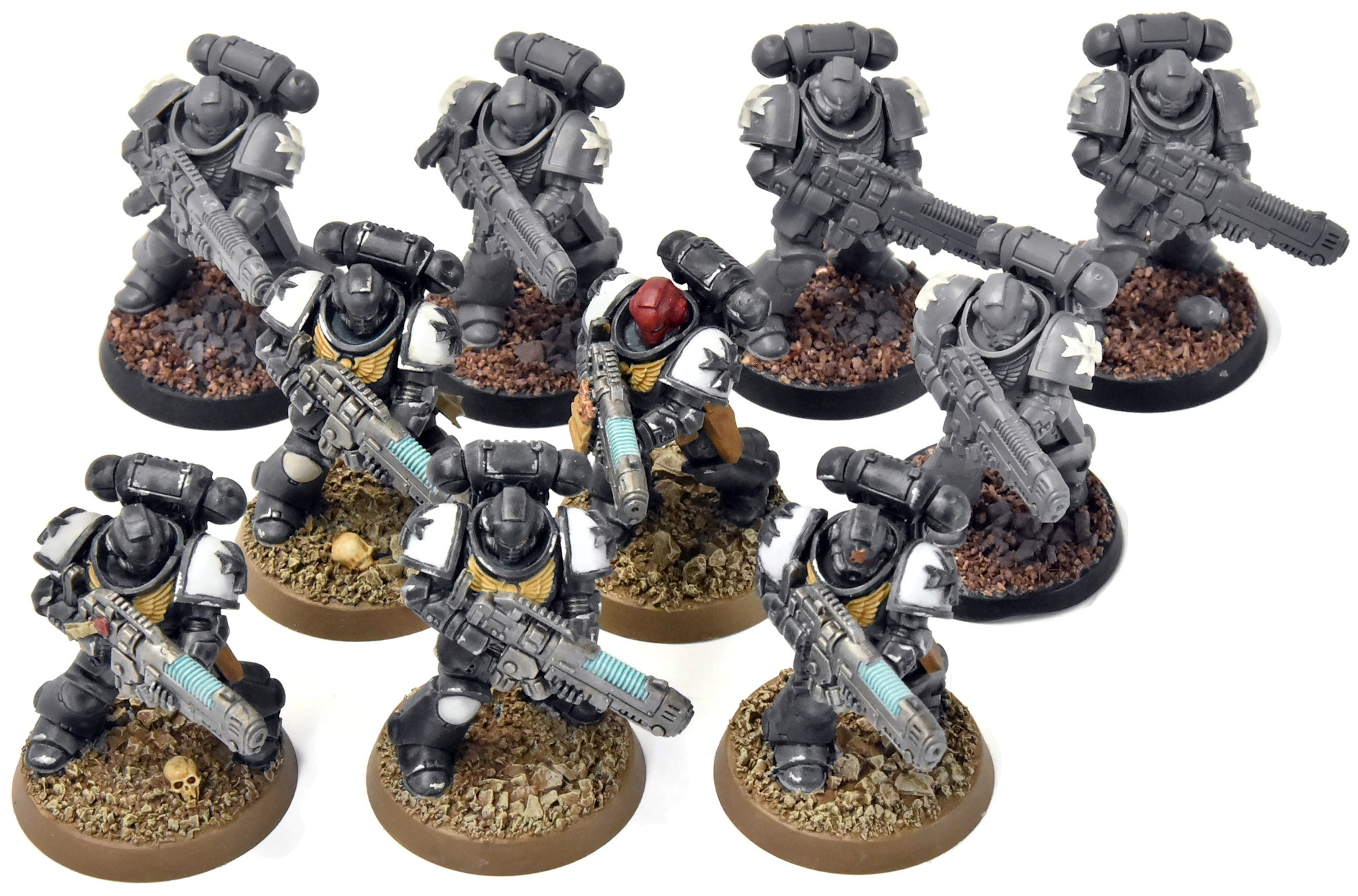 Games Workshop SPACE MARINES 10 Hellblasters #1 Warhammer 40K Half WELL ...