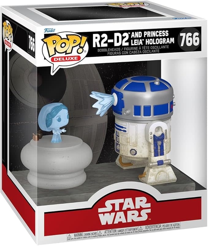 Pop Deluxe Action Figure - Deluxe: Star Wars: R2-D2 and Princess Leia ...