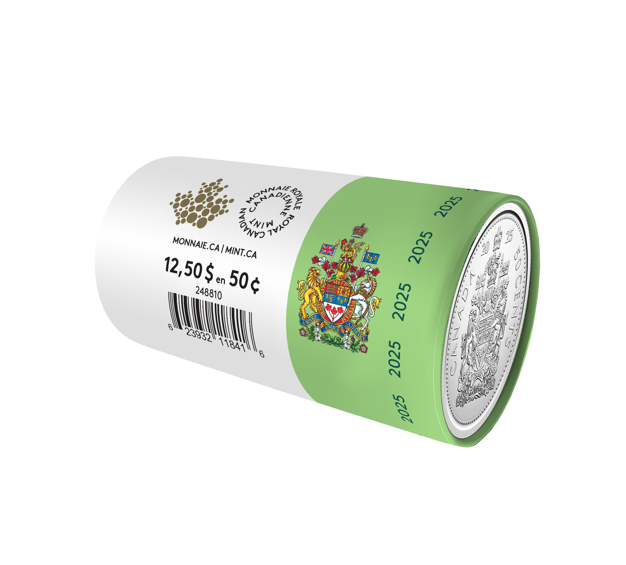 50-Cent Special Wrap Circulation Roll (2025) - Au Royaume Des Titans
