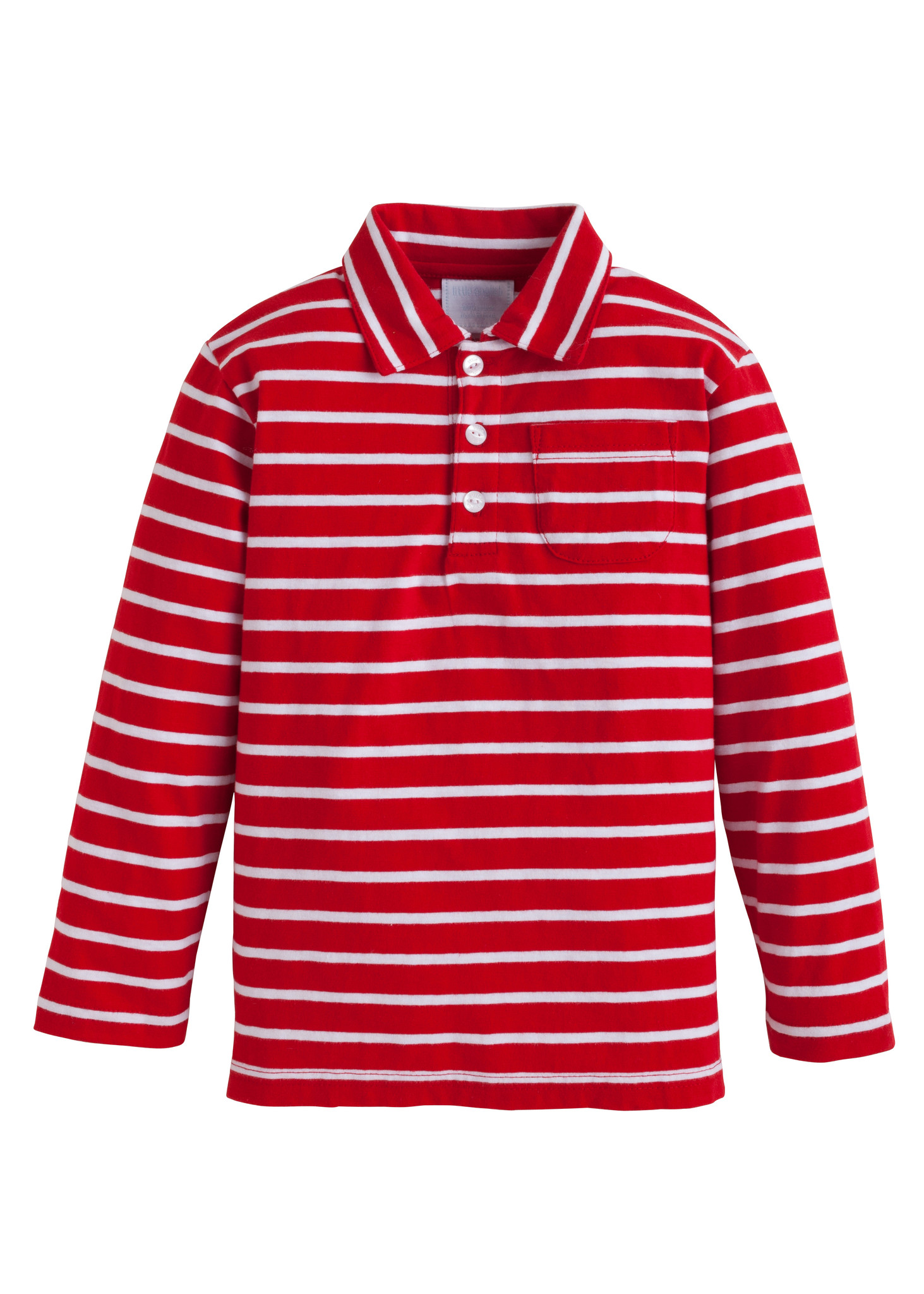 Long Sleeve Striped Polo - From Marfa Long Sleeve Striped Polo - From Marfa