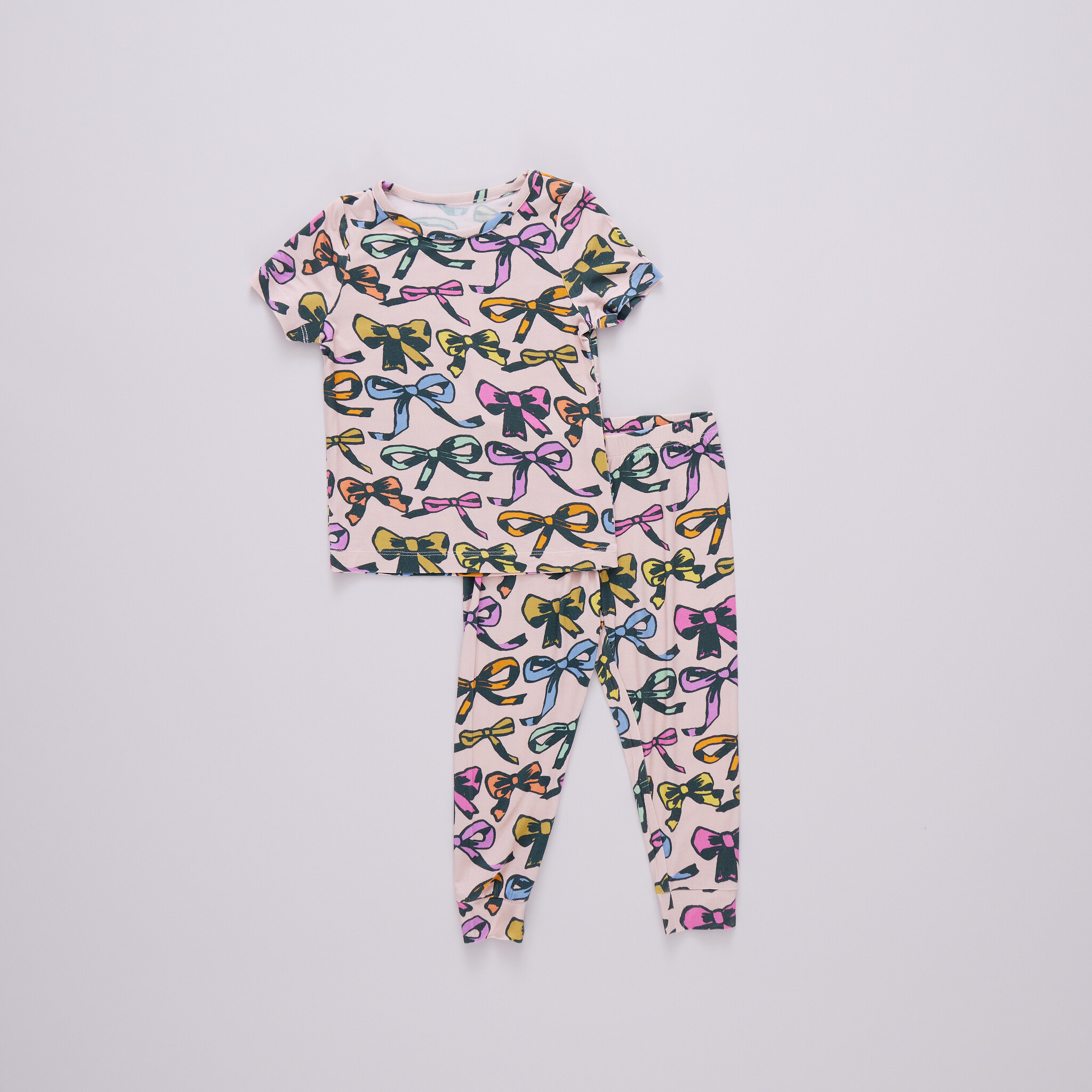 Pink Chicken kids bamboo pj set - From Marfa