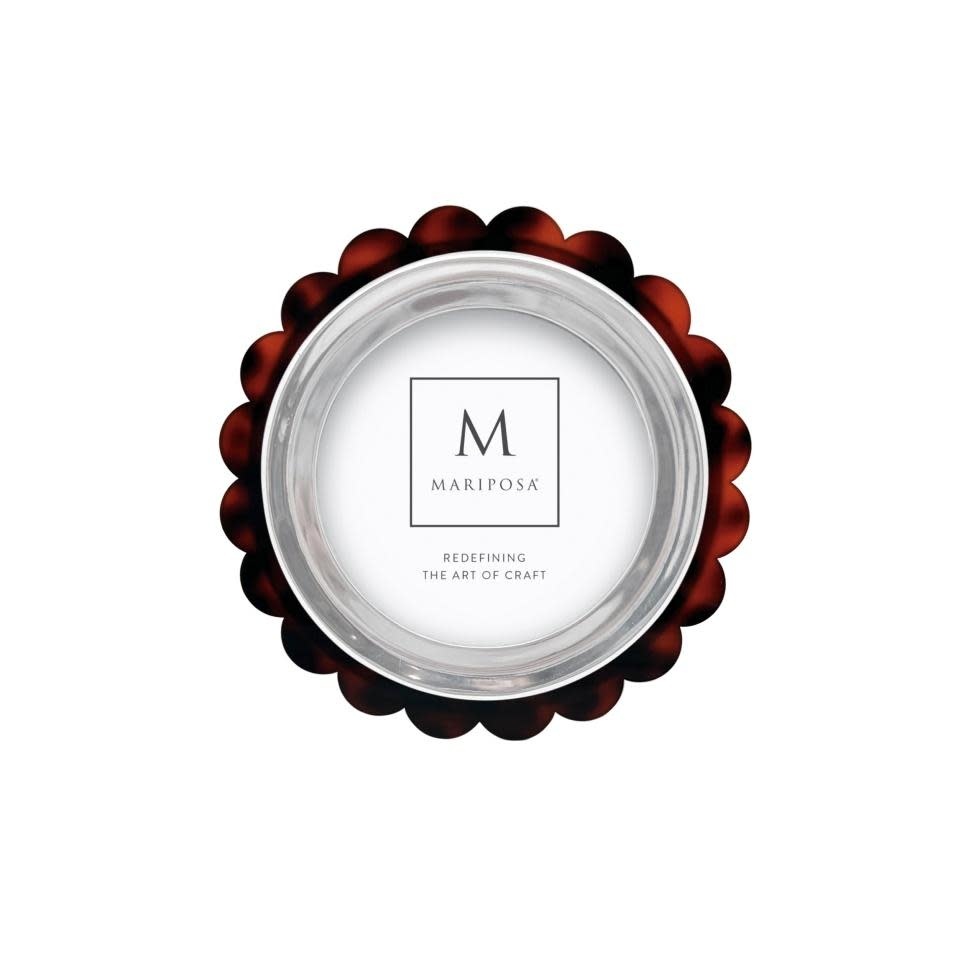 Mariposa Mariposa Tortoise Scallop Frames - Tailored Home