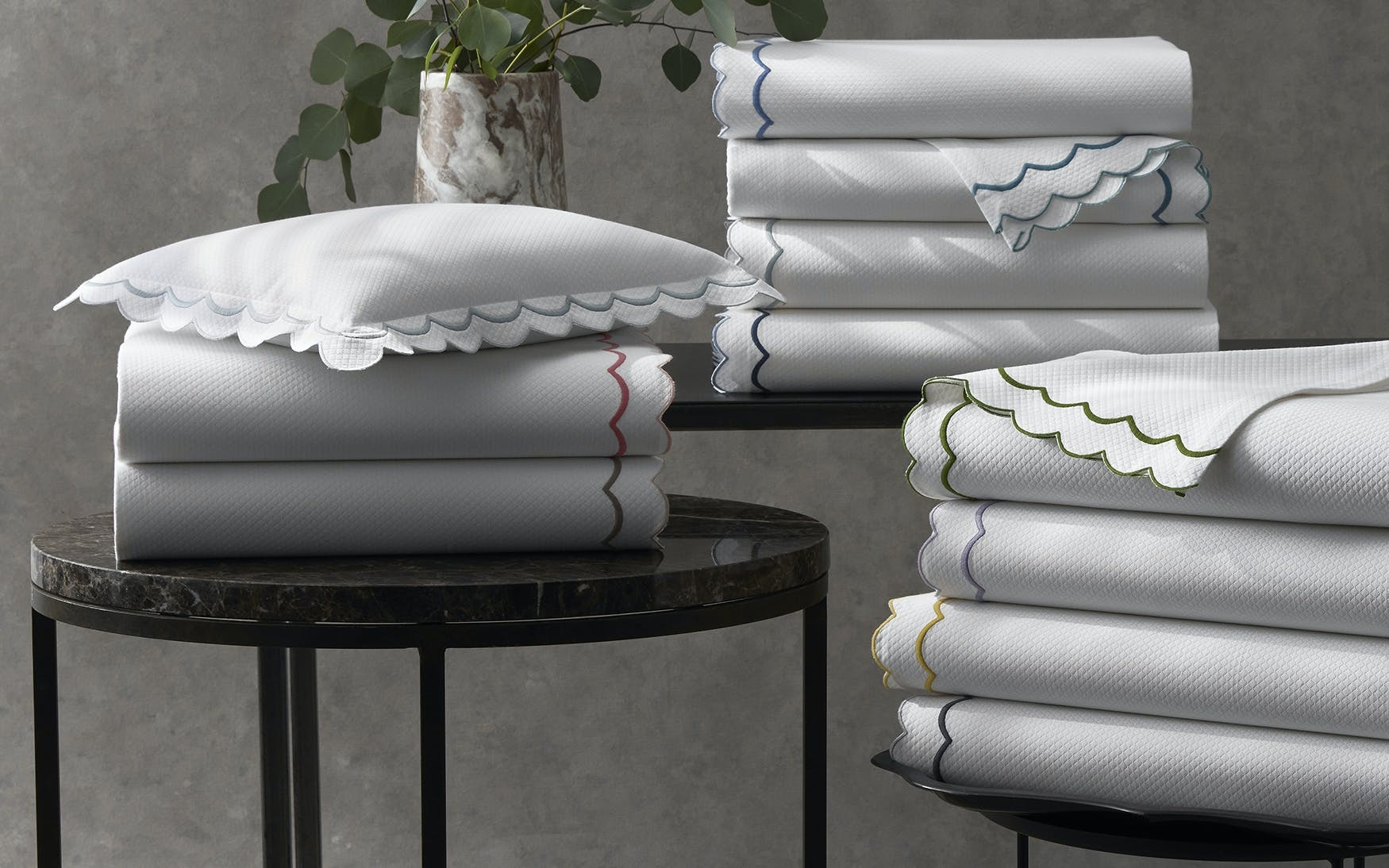 Matouk Matouk India Pique Coverlets - Tailored Home