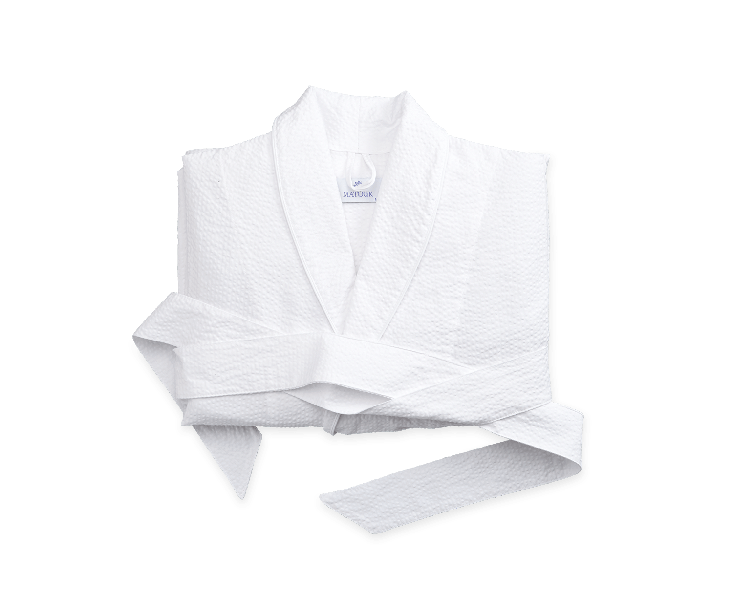 Matouk--Seersucker Robe - Tailored Home
