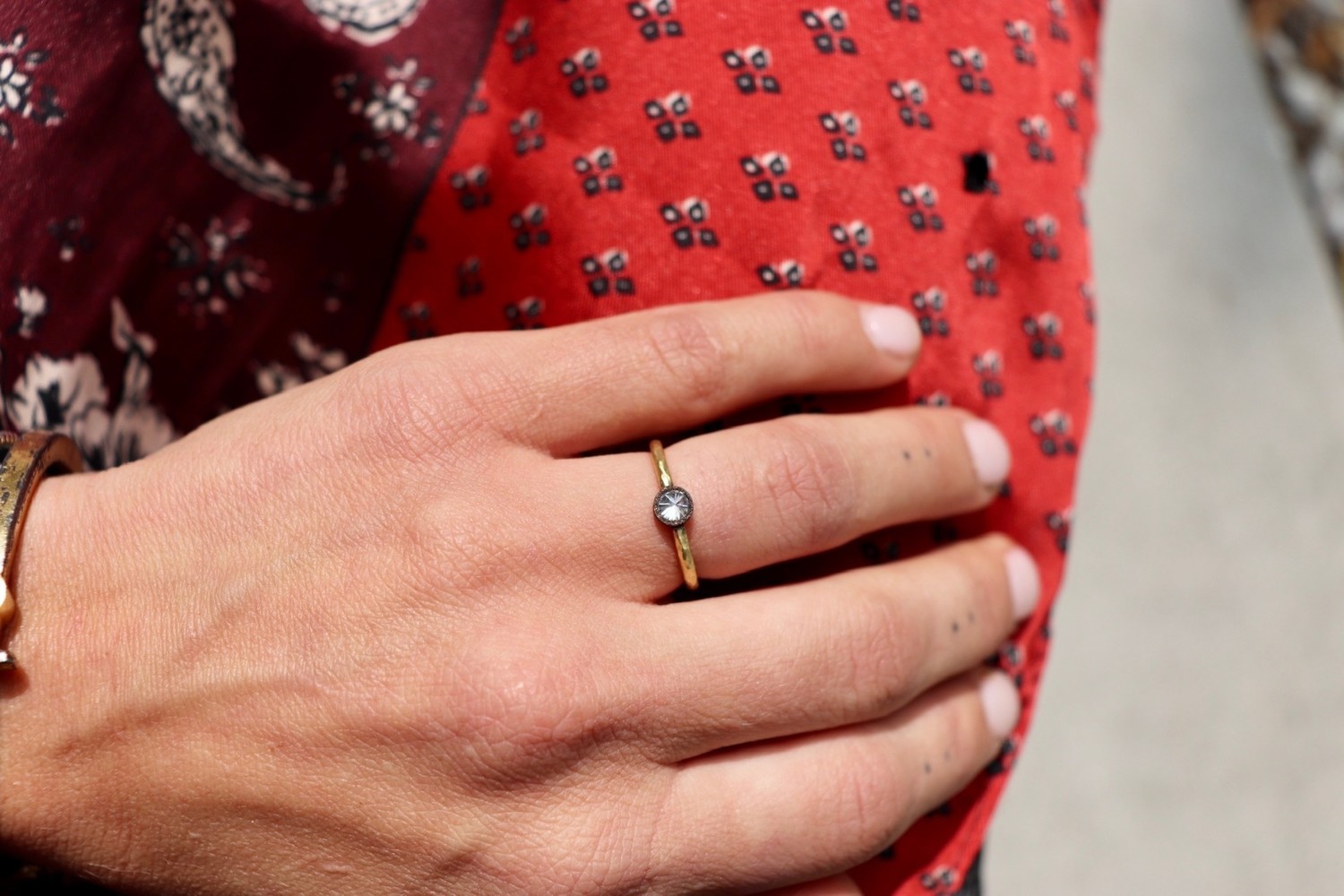 18k Yellow Gold Inverted Diamond Solitaire Ring - Element 79 ...